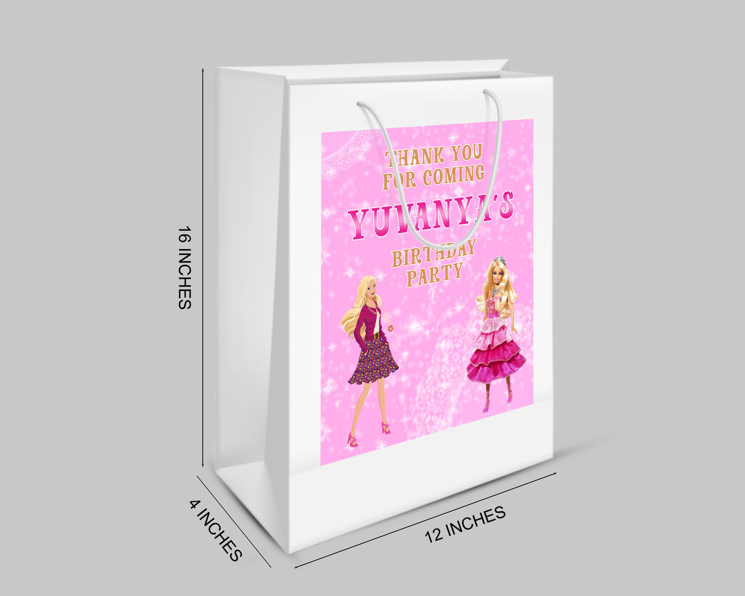 Barbie Theme Oversized Return Gift Bag | birthday party favors – Party ...