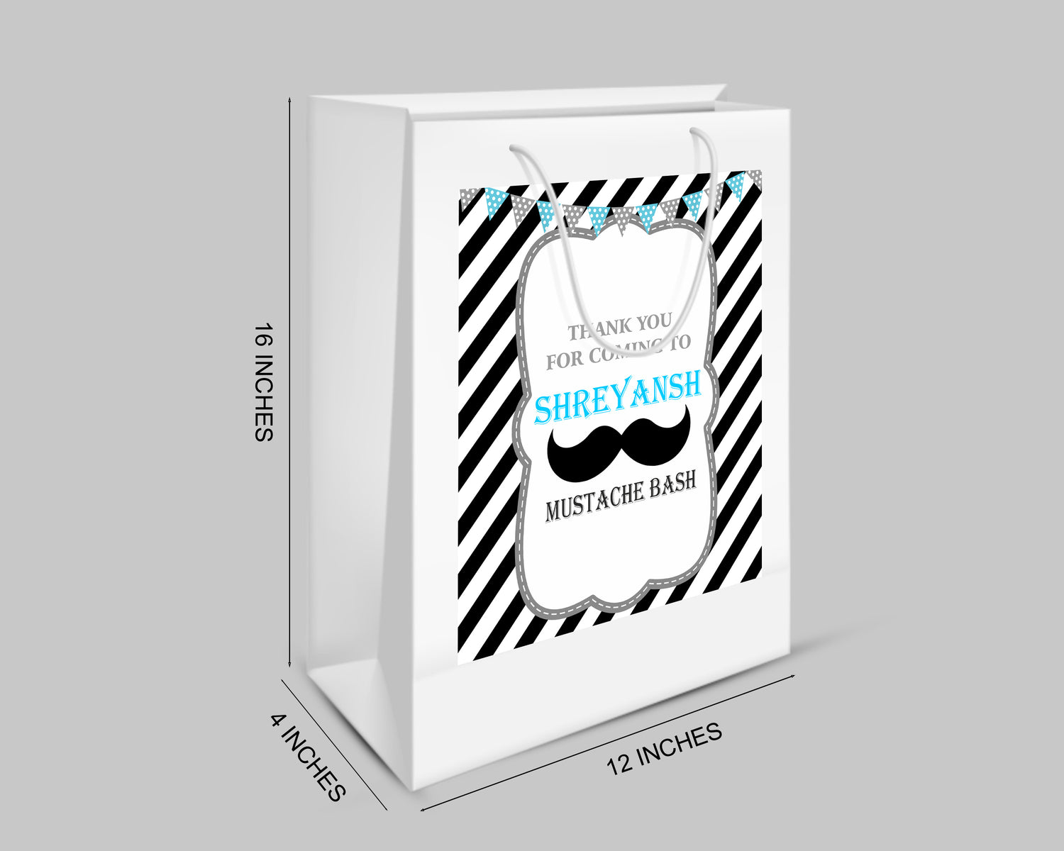 Little Man Theme Oversized Return Gift Bag | Return Gift Bags – Party ...