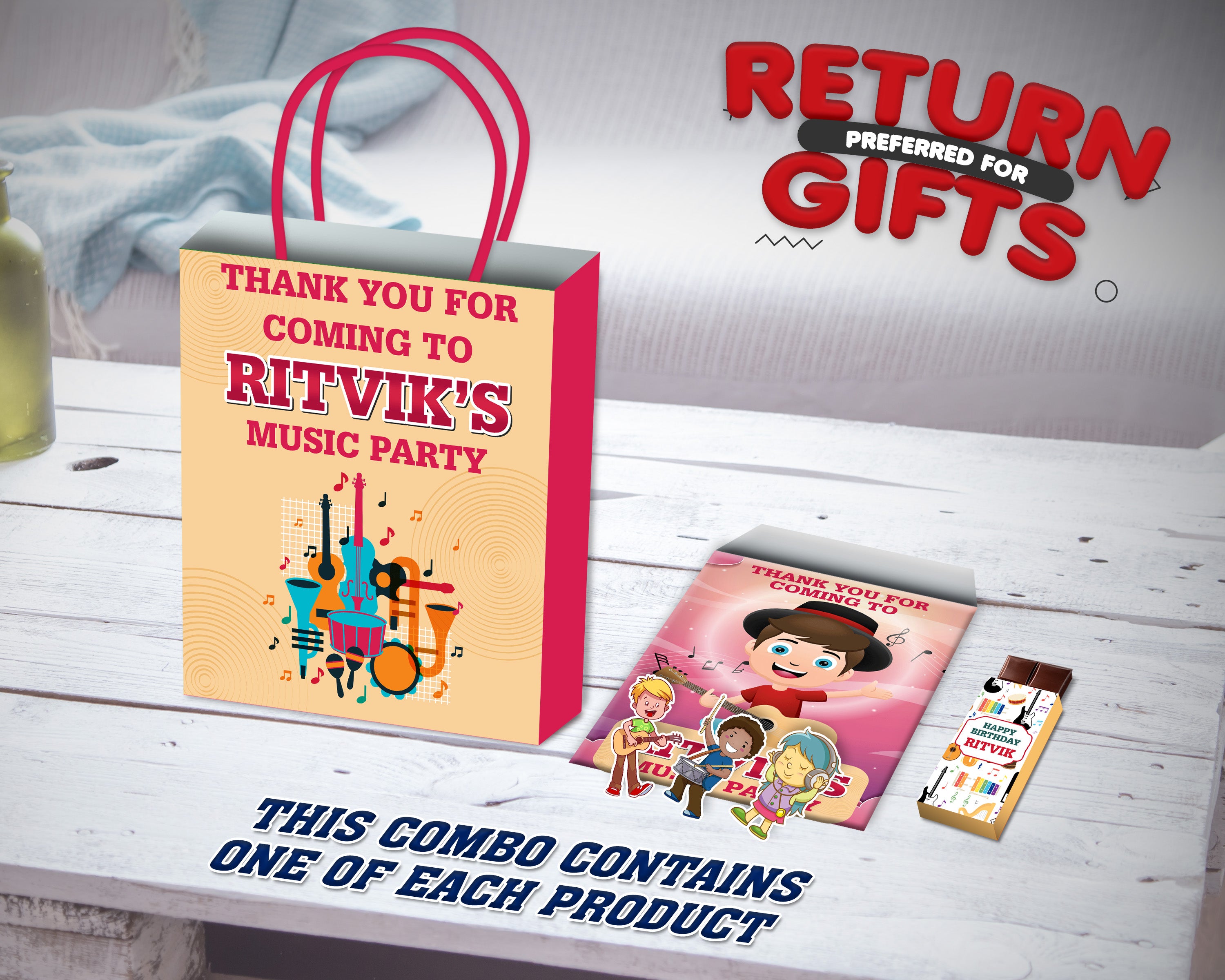 PSI Music Theme Return Gift Combo | Theme Based Combo Kits – Party ...