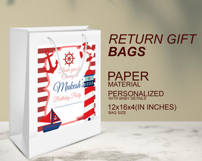 Sailor Theme Oversized Return Gift Bag | Online Kids Birthday Party ...