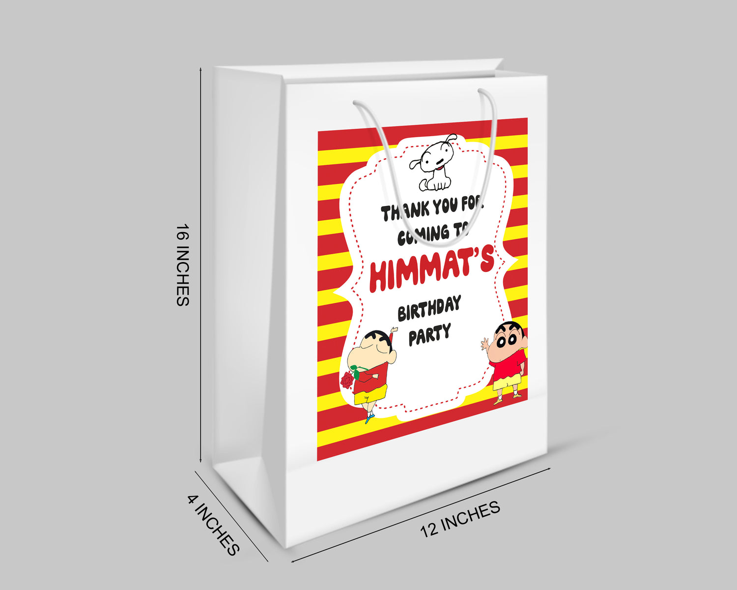 Shinchan Theme Oversized Return Gift Bag | Birthday Party Combo – Party ...