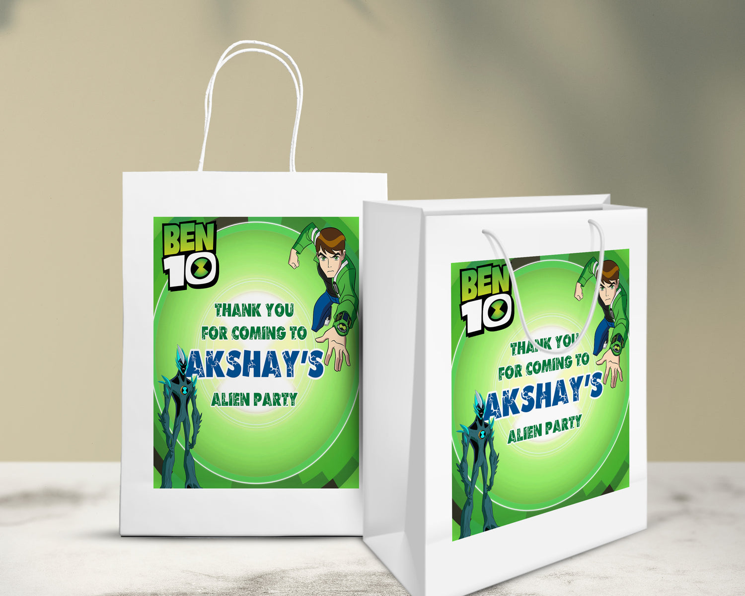 Ben 10 Theme Oversized Return Gift Bag | Birthday Party Kit – Party ...