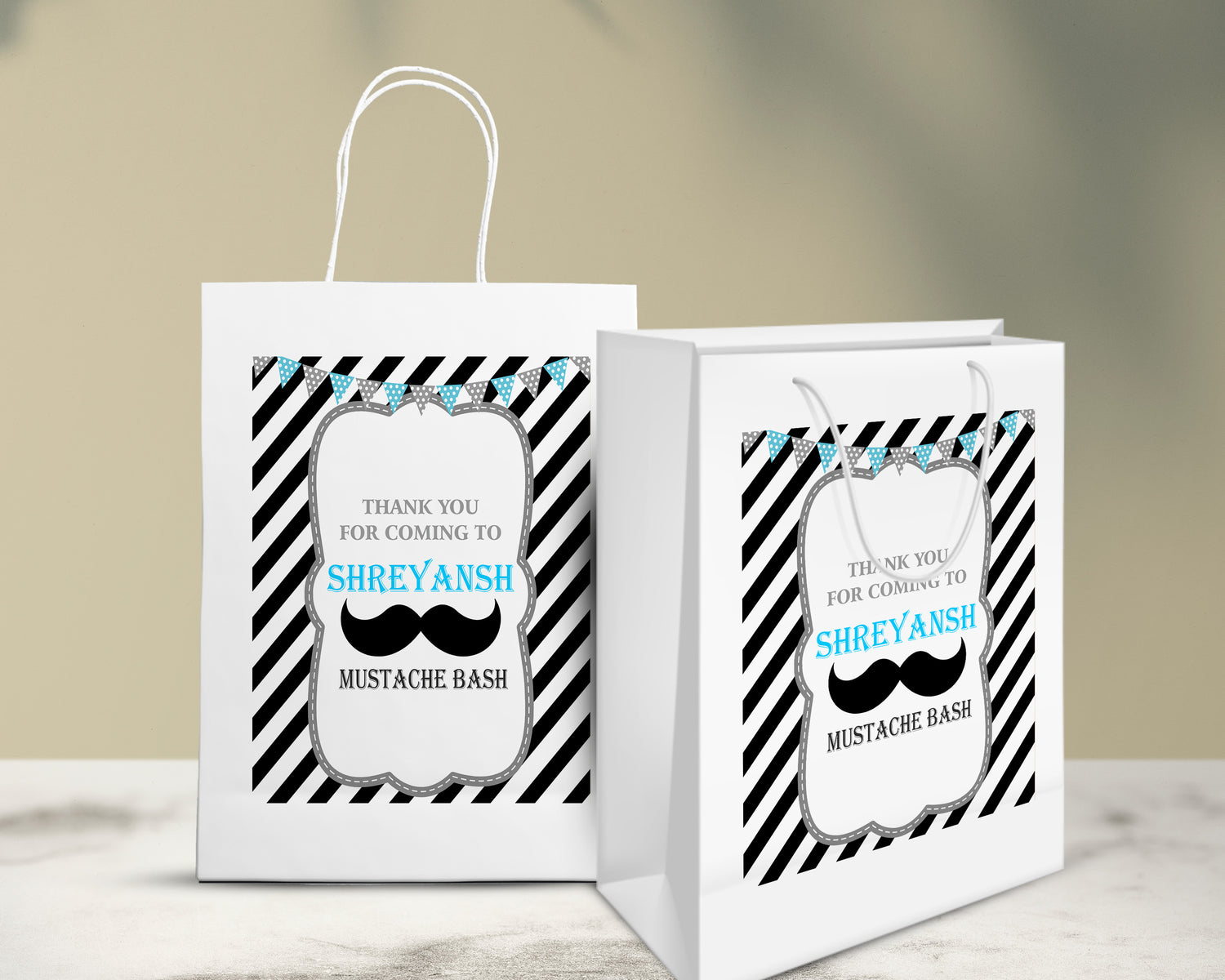 Little Man Theme Oversized Return Gift Bag | Return Gift Bags – Party ...