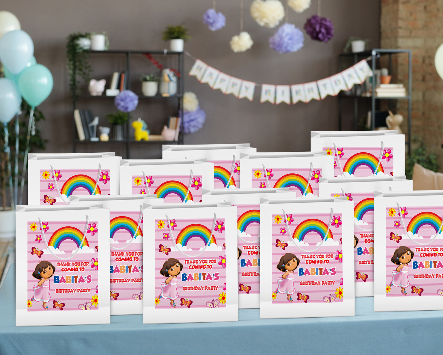 Dora The Explorer Theme Oversized Return Gift Bag | Birthday Party Kit ...