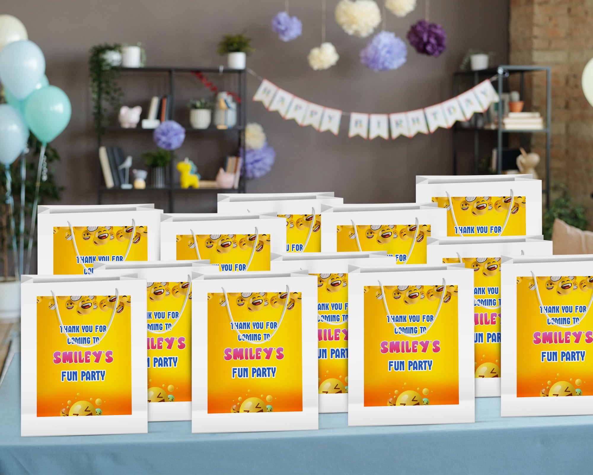 Emoji Theme Oversized Return Gift Bag | party supplies decorations ...