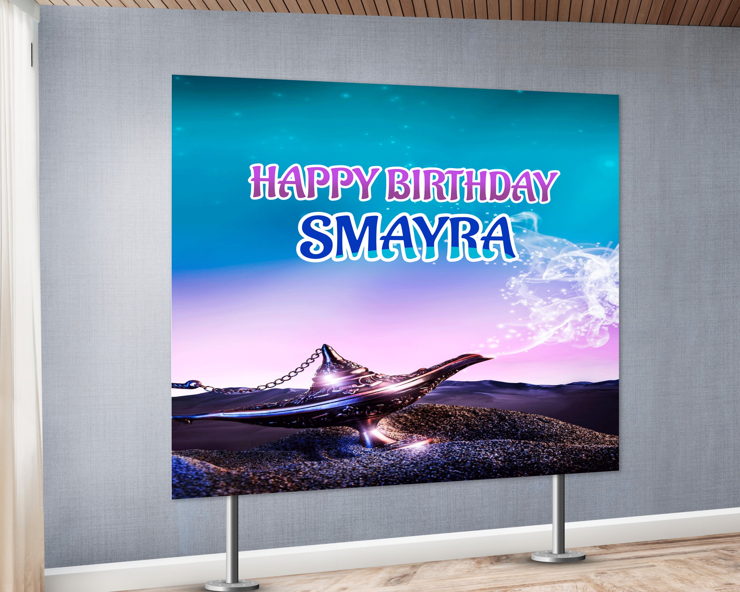 Aladdin Theme Square Backdrop | Party supplies online – Party Supplies ...