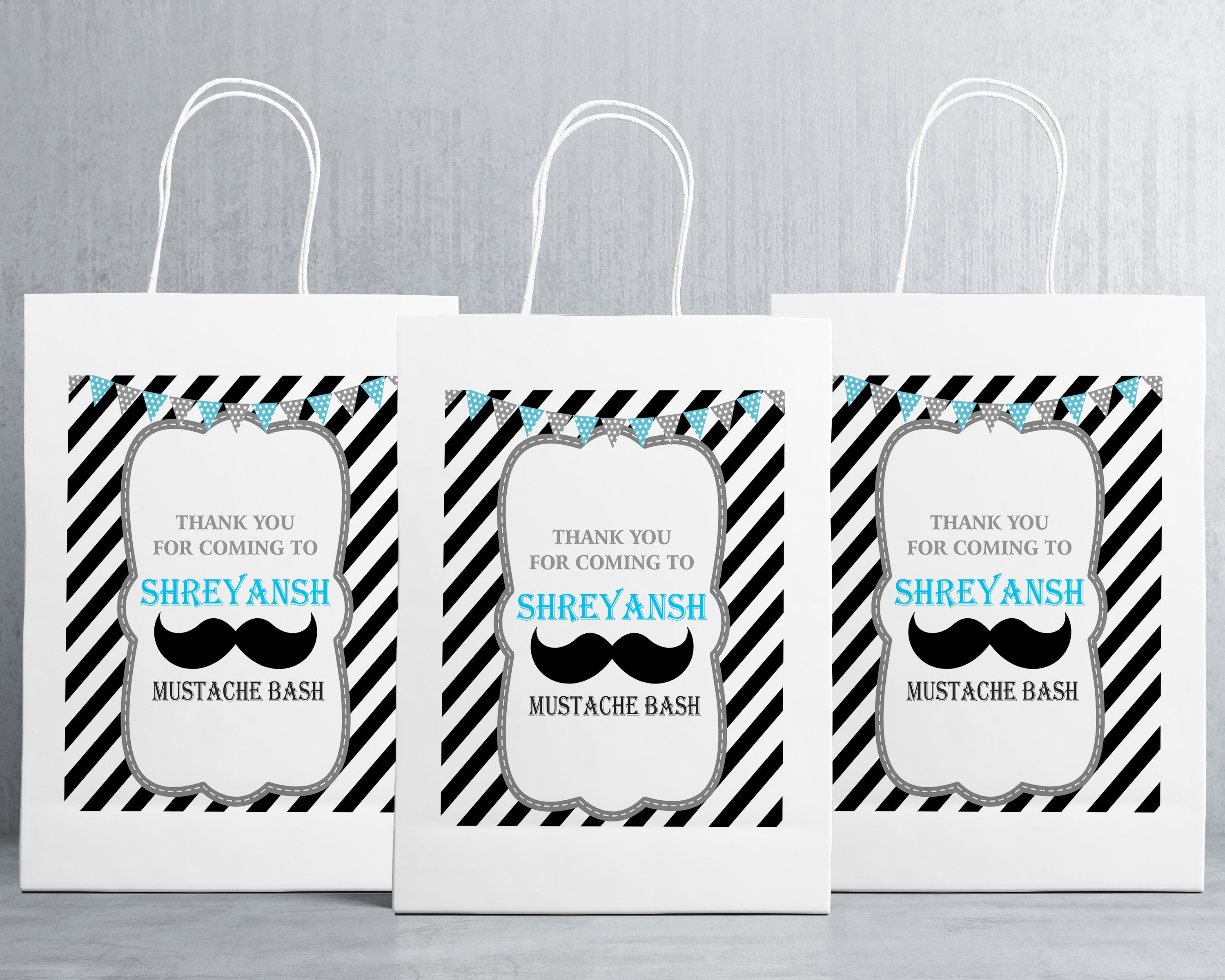 Little Man Theme Oversized Return Gift Bag | Return Gift Bags – Party ...