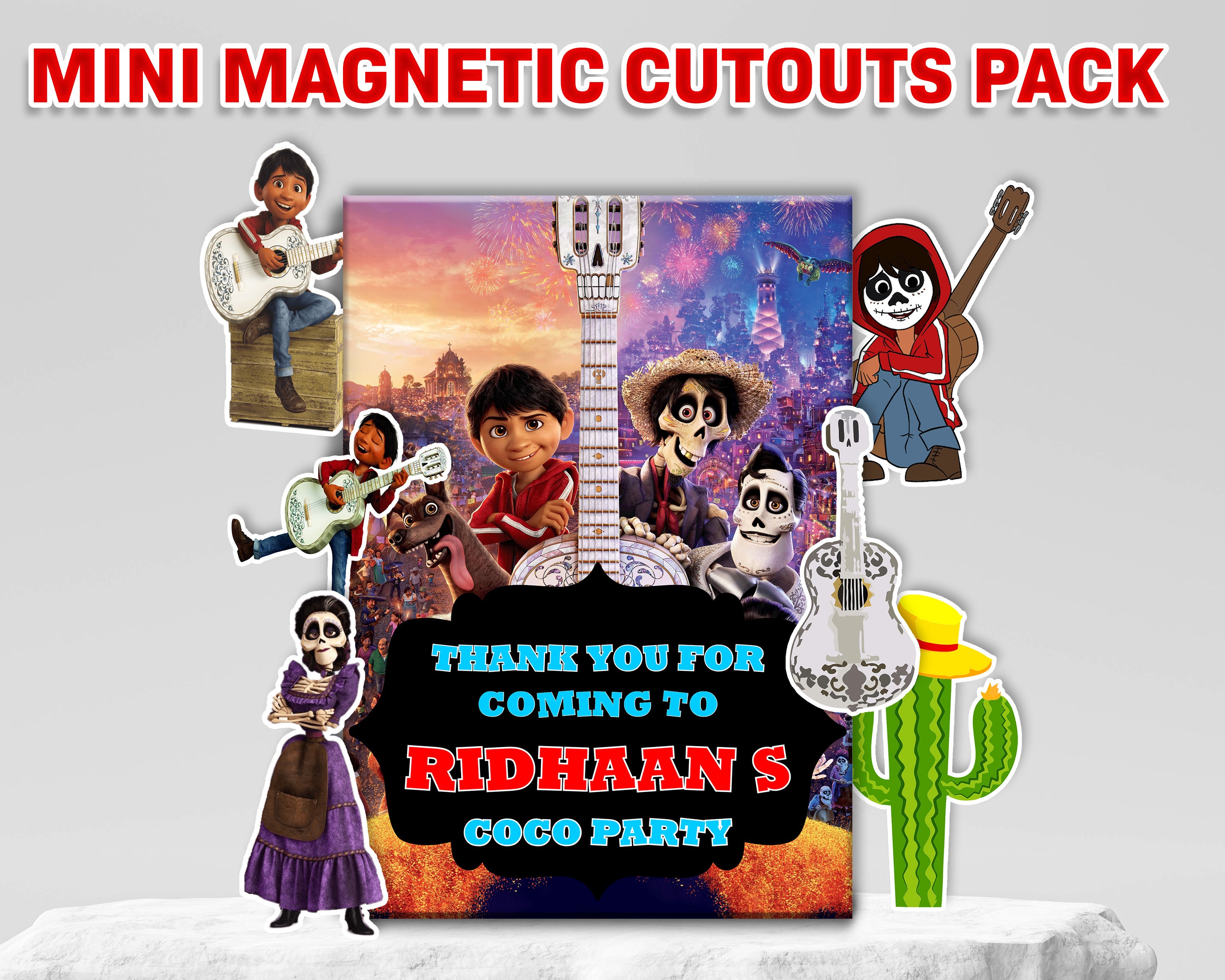 Coco Theme Mini Magnetic Return Gift Pack | Online Kids Birthday ...