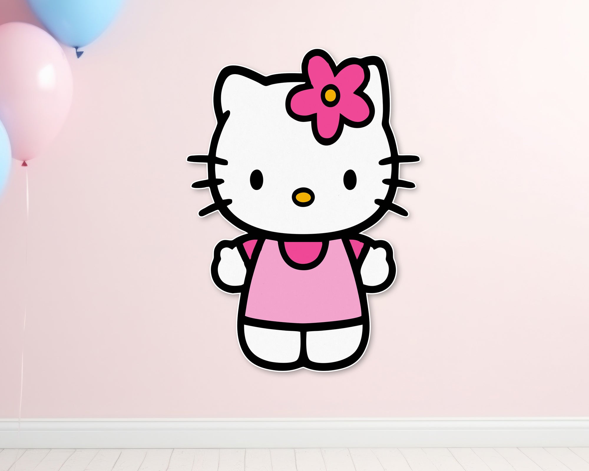 Hello Kitty Theme Standing Cutout | Personalized Party Supplies India