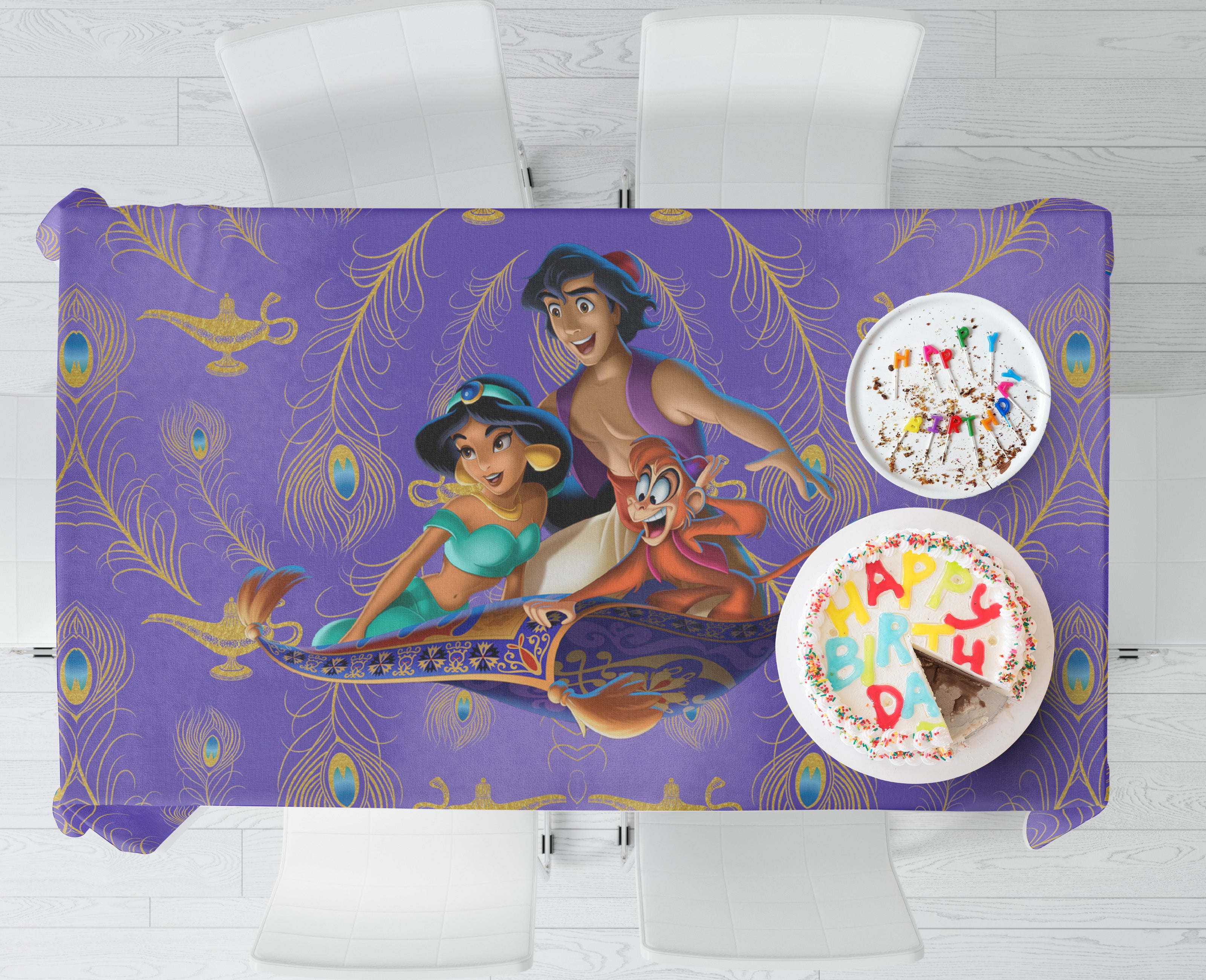 Aladdin Theme Cake Tablecover | Birthday Party Supplies – Party ...