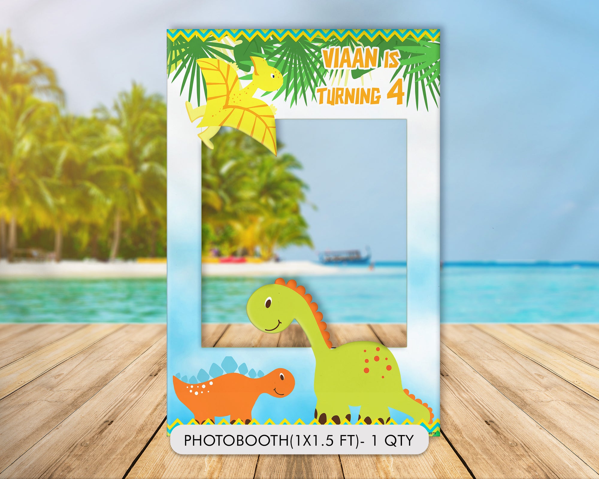 Dinosaur Personalized Theme Combo Kits for Birthday | Party Supply IND ...
