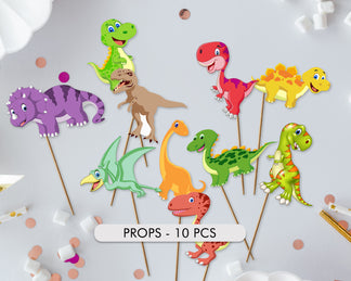 Dinosaur Personalized Theme Combo Kits for Birthday | Party Supply IND ...