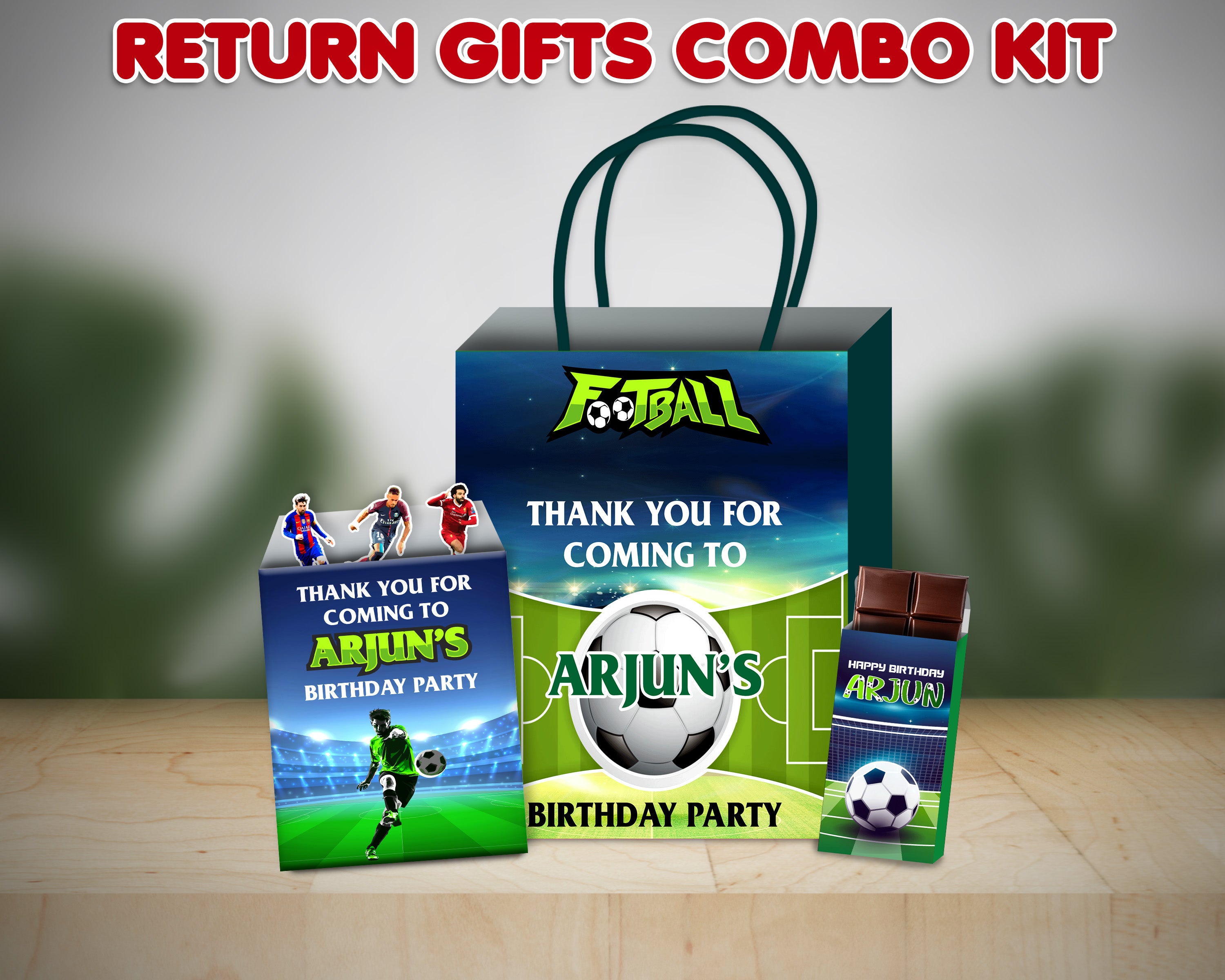 Football Theme Return Gift Combo | Theme Based Return Gifts – Party ...