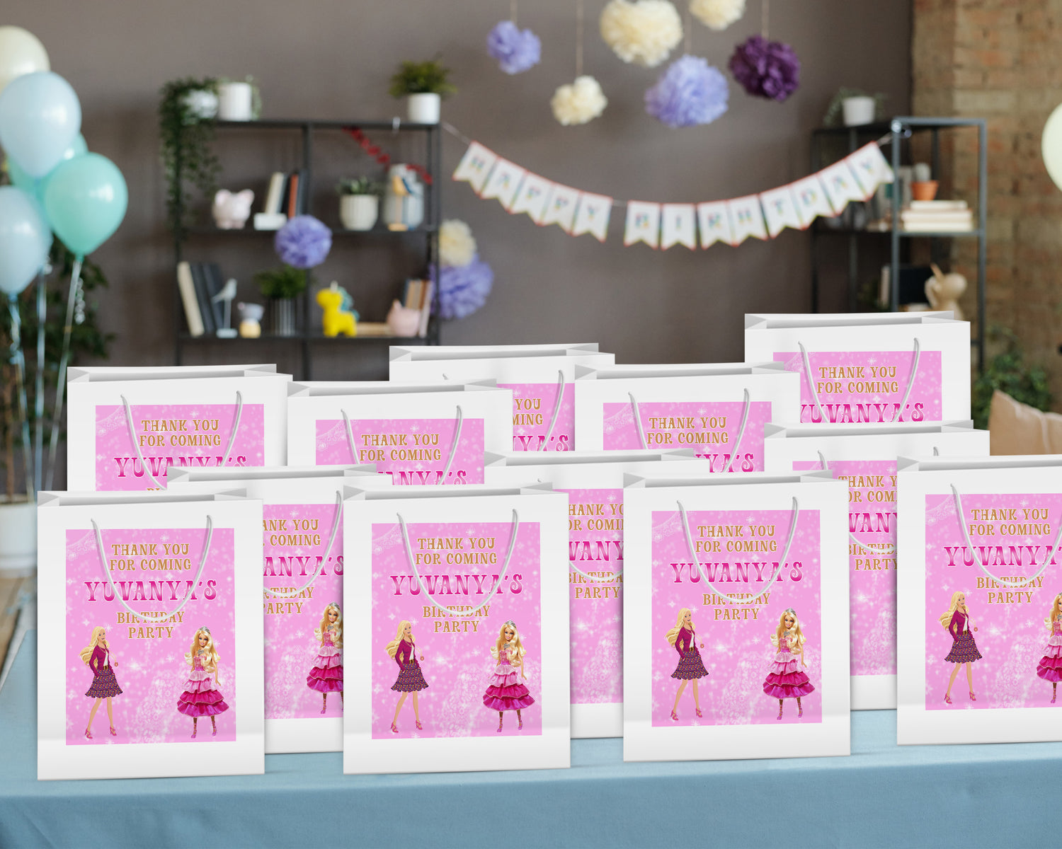 Barbie Theme Oversized Return Gift Bag | birthday party favors – Party ...