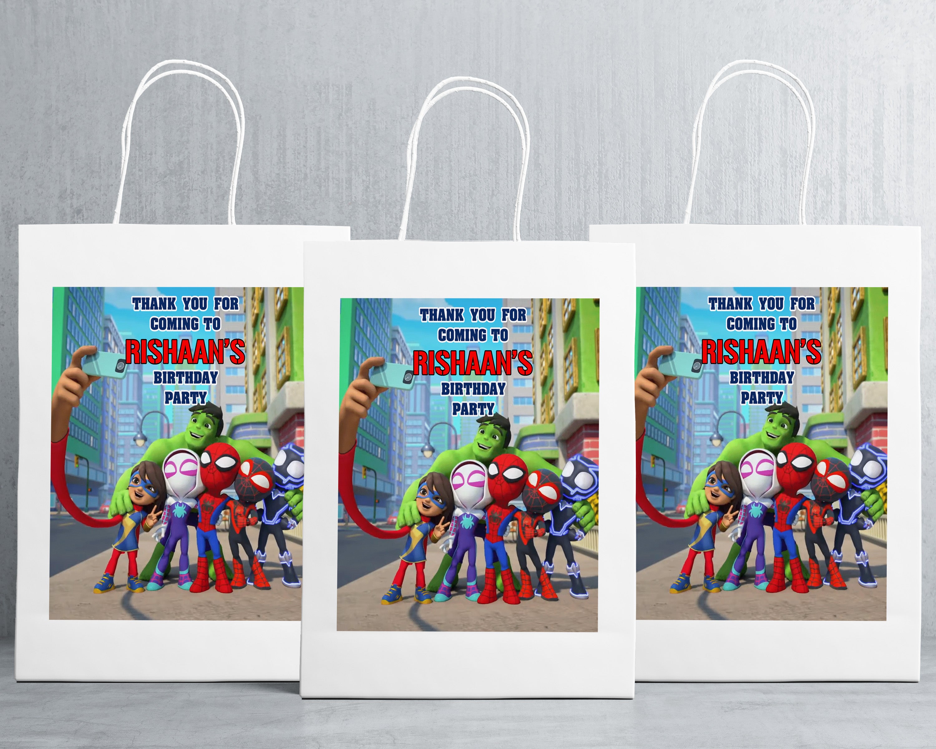 PSI Spidey And His Amazing Friends Theme Oversized Return Gift Bag ...