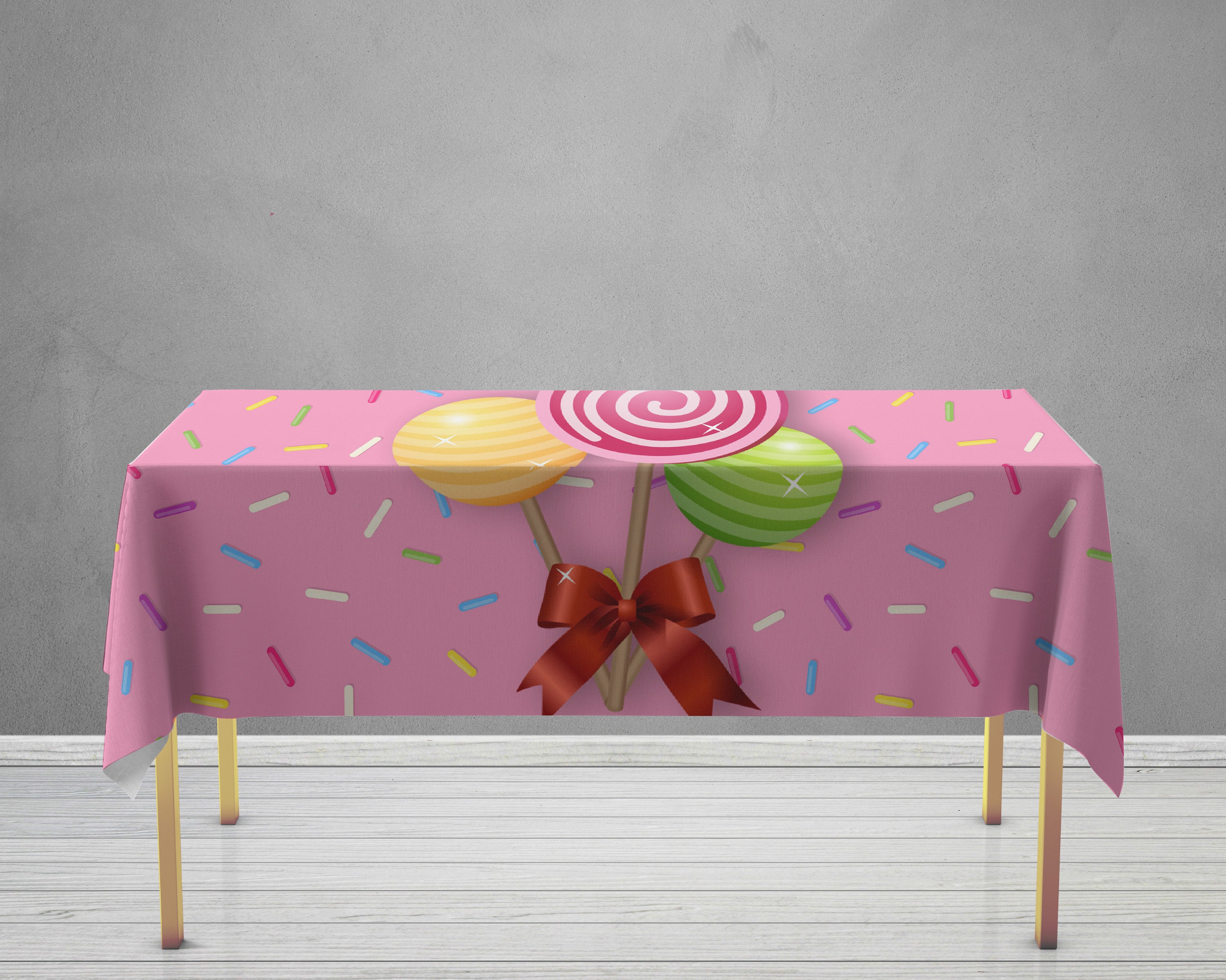 Candy Theme Cake Tablecover | birthday party favors themes – Party ...