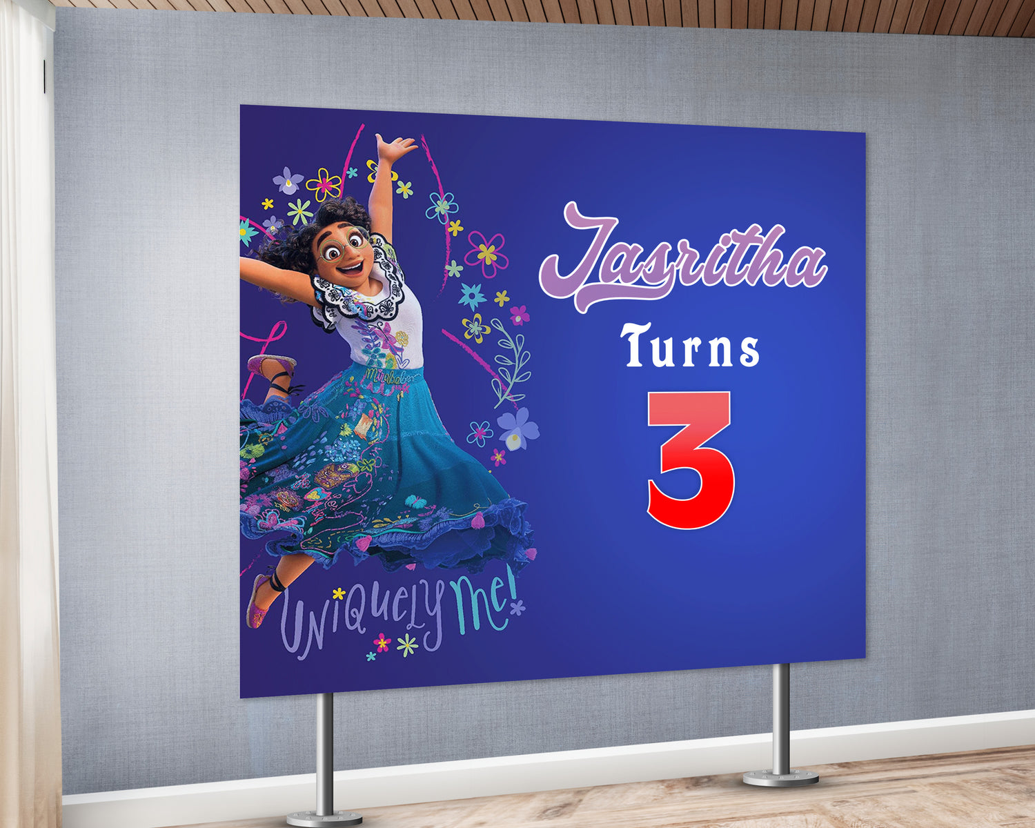 Encanto Theme Square Backdrop | Birthday party decoration online ...