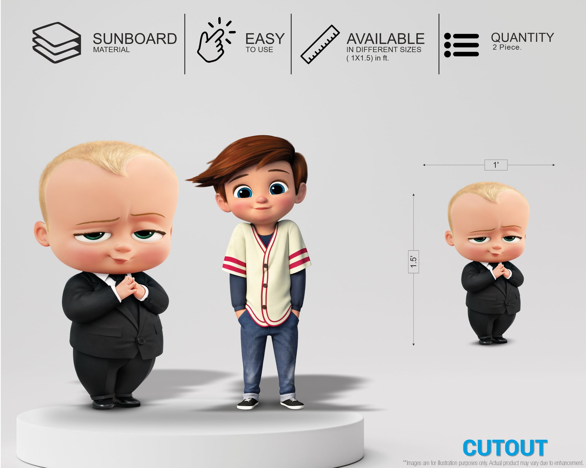 Boss Baby Theme Exclusive Kit | Kids Birthday Party Kits Online – Party ...