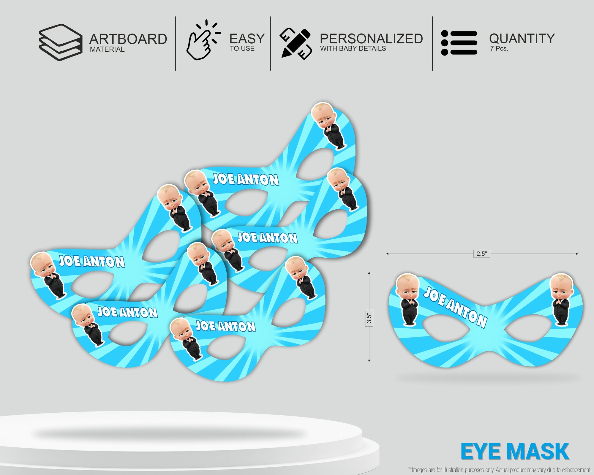 Boss Baby Theme Preferred Kit | Party Supplies India Online