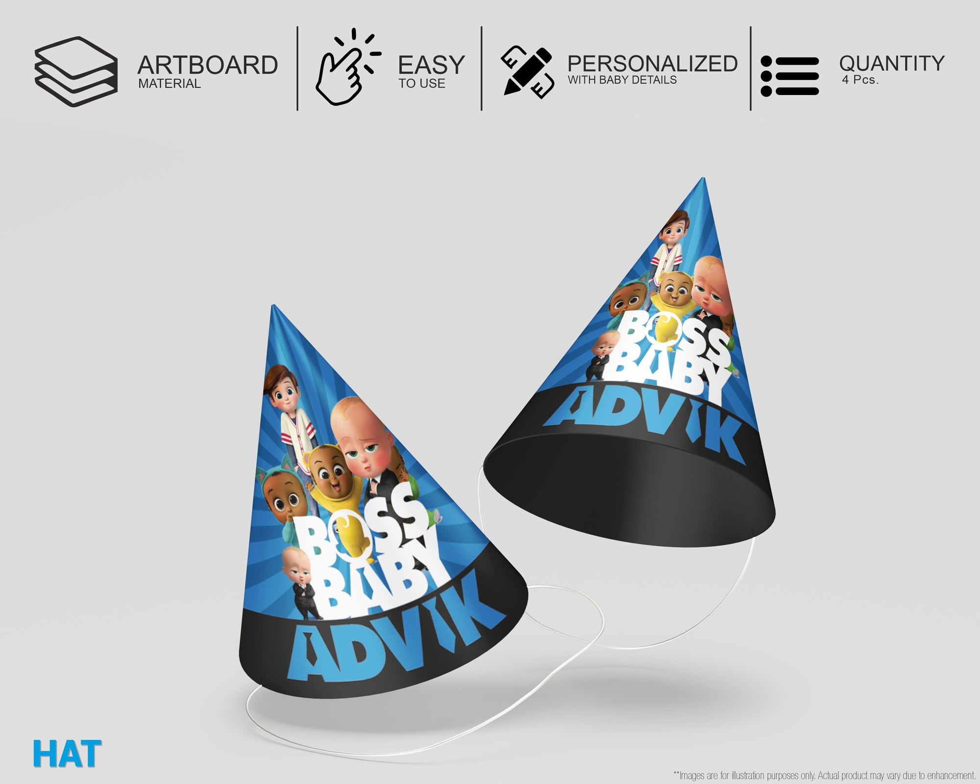 Boss Baby Theme Heritage Kit | Birthday Party Decorations Online ...