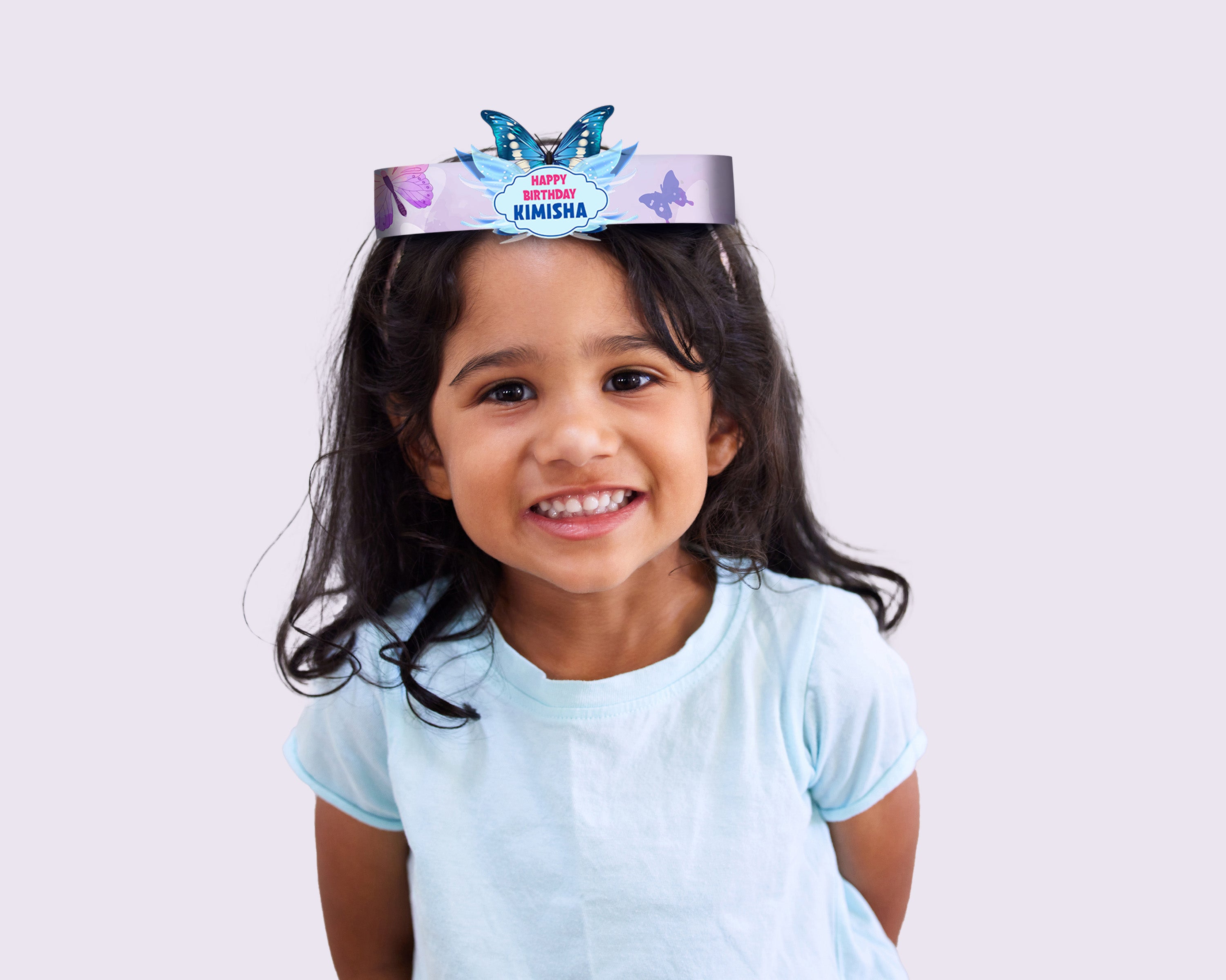 Butterfly Theme Crown Hat | Birthday Party Decoration Items online ...