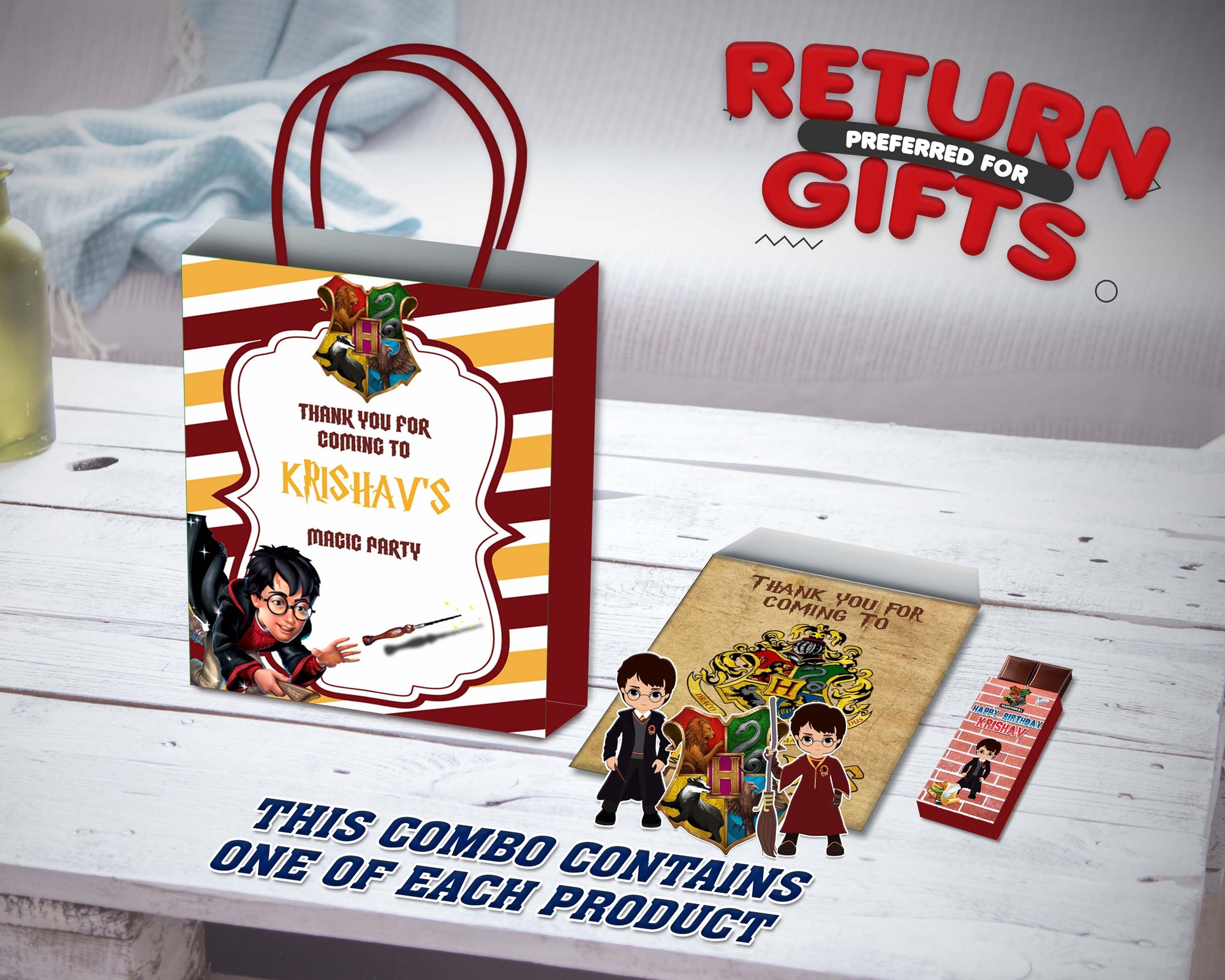 Harry Potter Theme Return Gift Combo | Return Gift – Party Supplies India