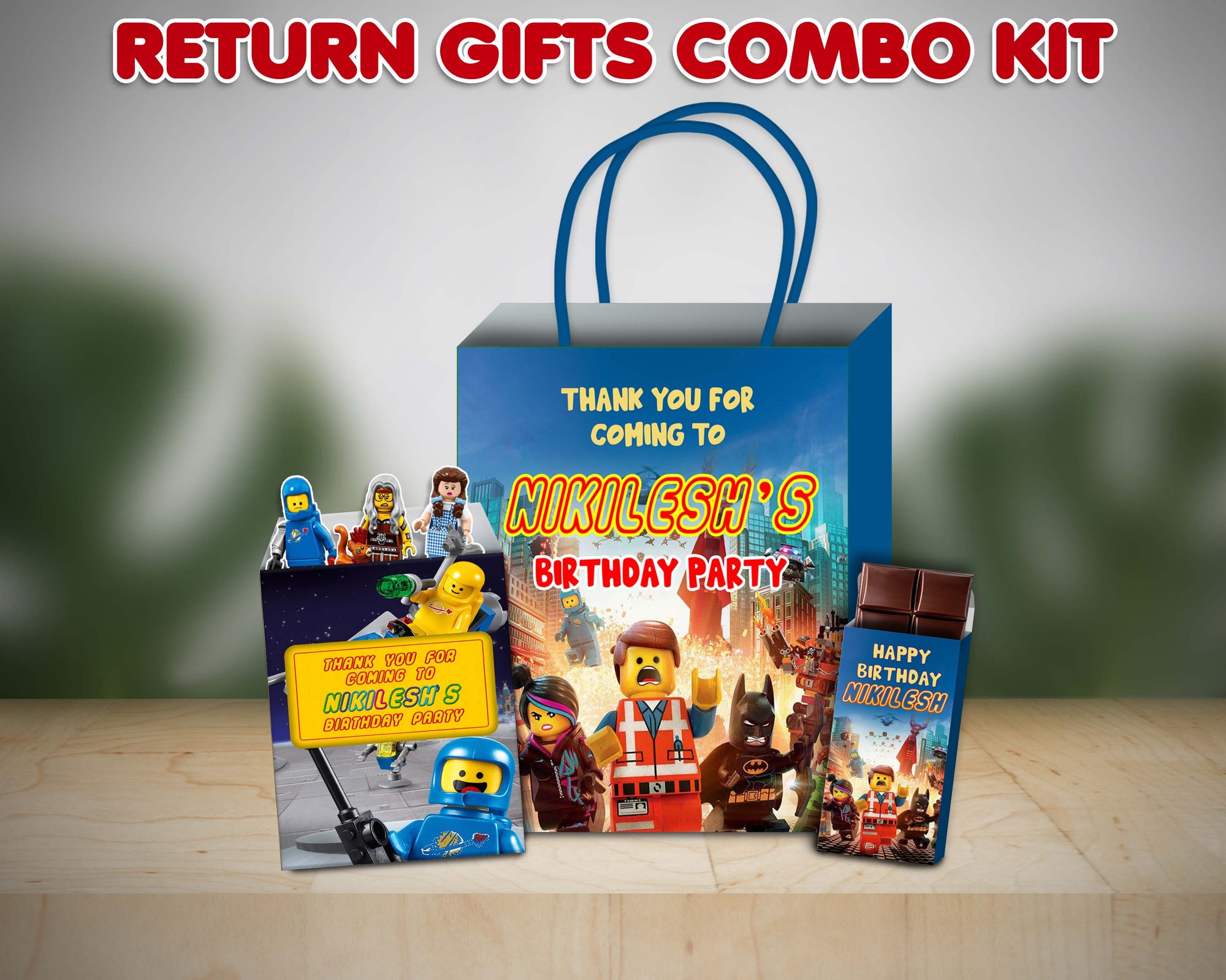 PSI Lego Theme Return Gift Combo | Return Gifts – Party Supplies India