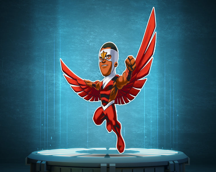 Avengers Theme Falcon Cutout | Personalized Birthday Party Supplies ...