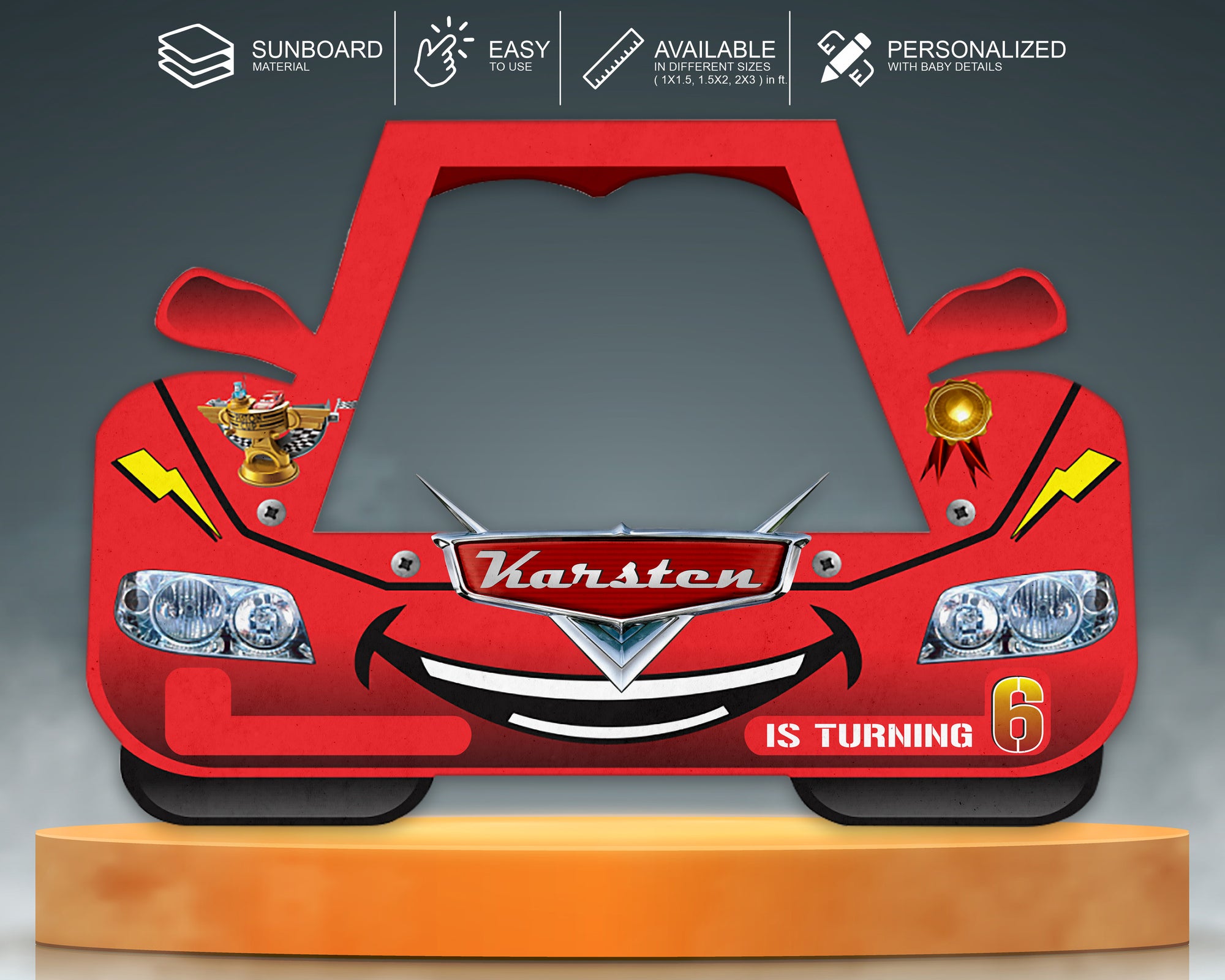Car Theme Customized Photobooth | Party Supplies India Online