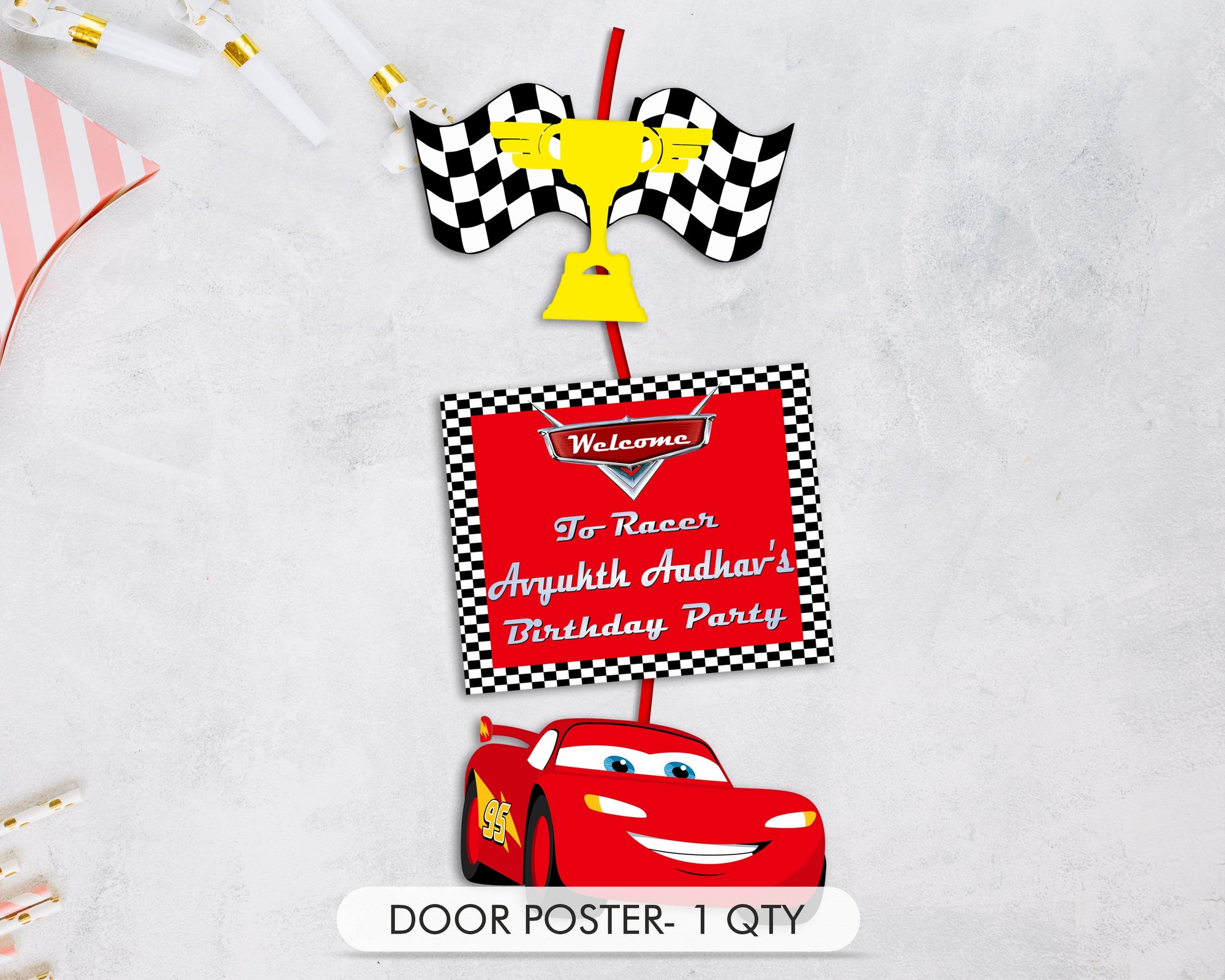 Car Theme Exclusive Kit | Personalized Birthday Party Kits Online ...