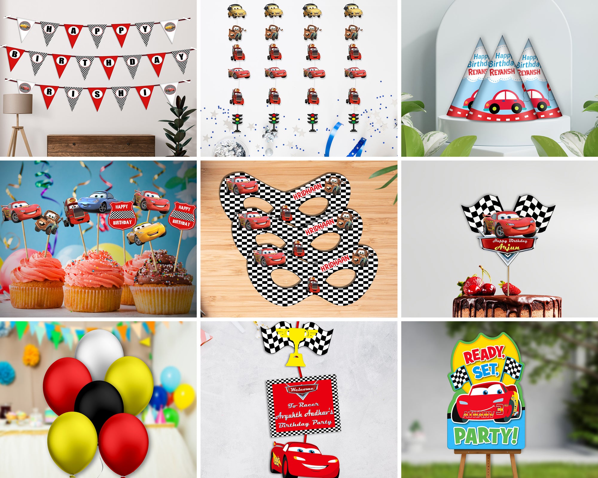Car Theme Preferred Kit – Party Supplies India