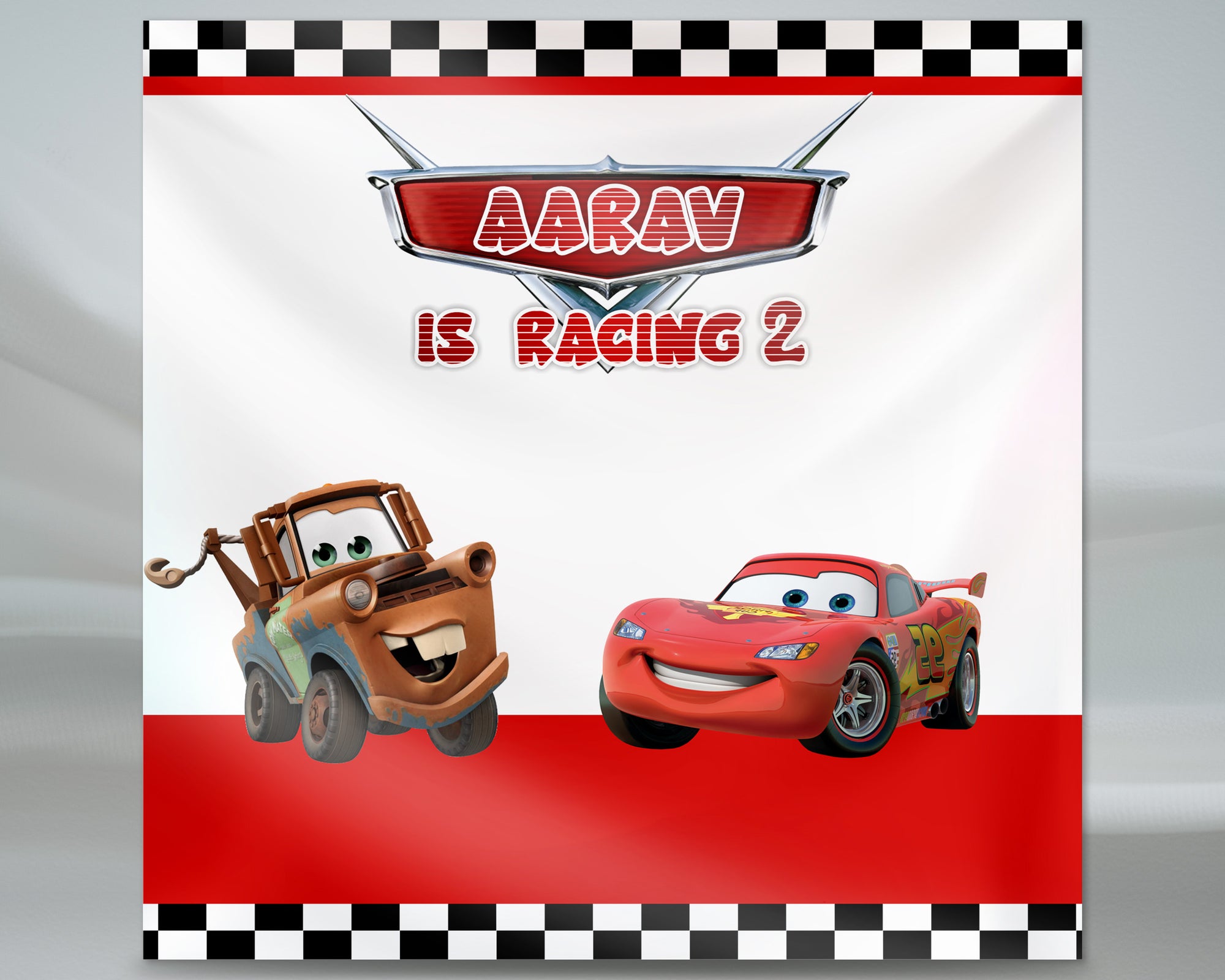 Car Theme Square Backdrop | Party supplies online – Party Supplies India