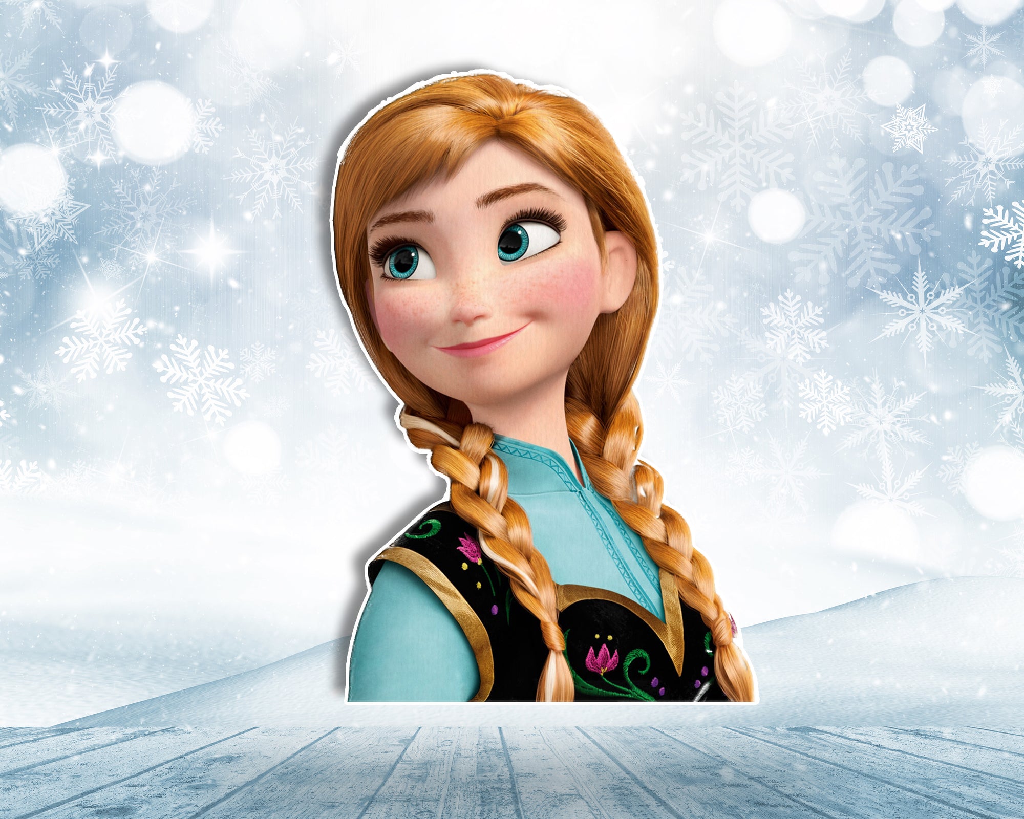 Frozen Theme Anna Cutout | Customized Birthday Party Decoration Online ...