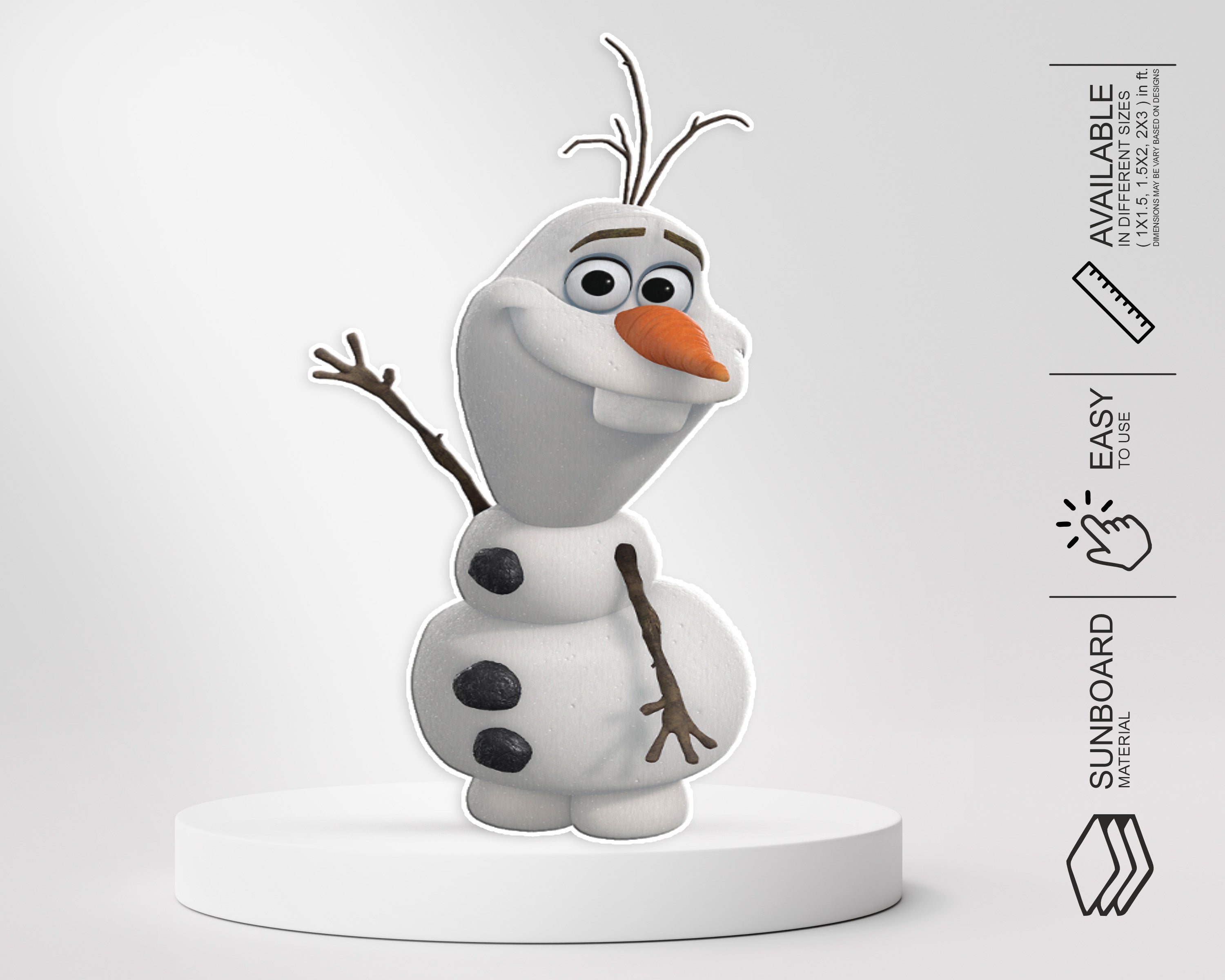 Frozen Theme Olaf Dancing Cutout | Party Supplies India Online