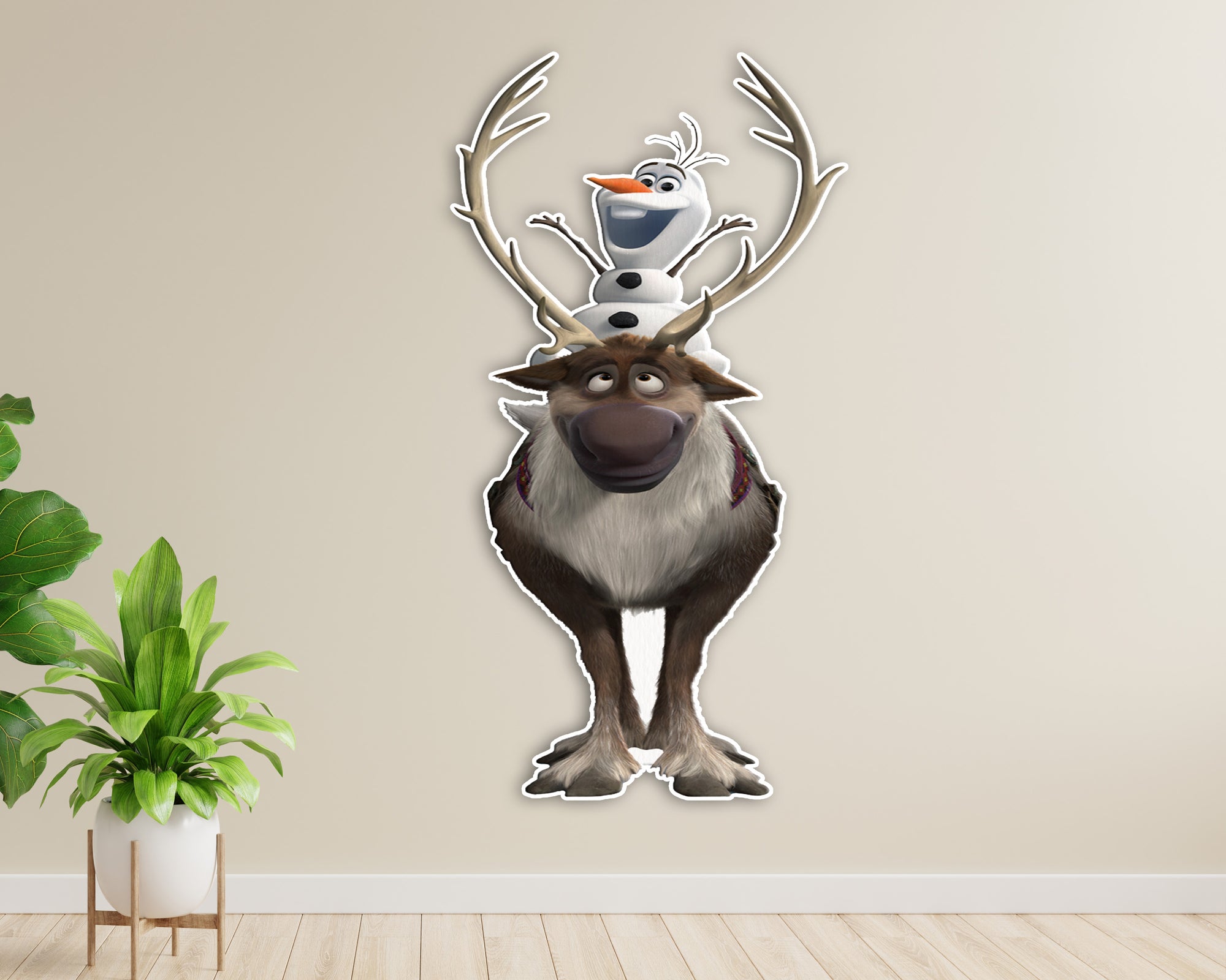 Frozen Theme Sven and Olaf Cutout | Personalized Party Supplies Online ...