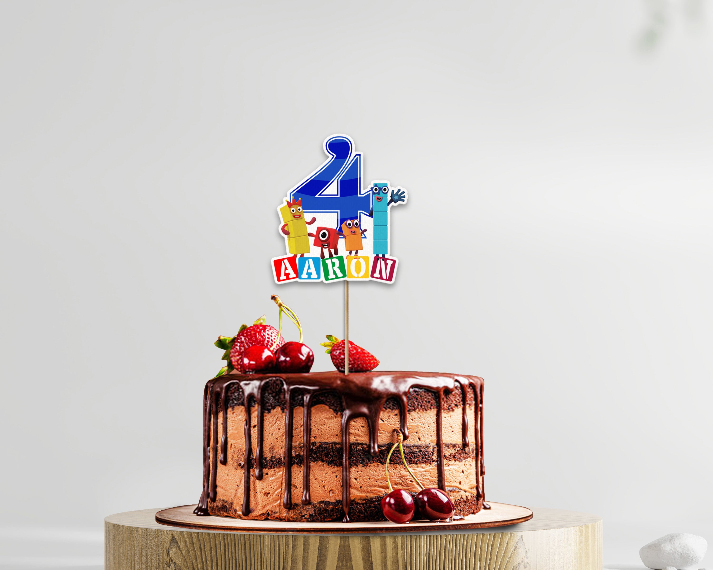 Number Blocks Theme Cake Topper | Party supplies online – Party ...