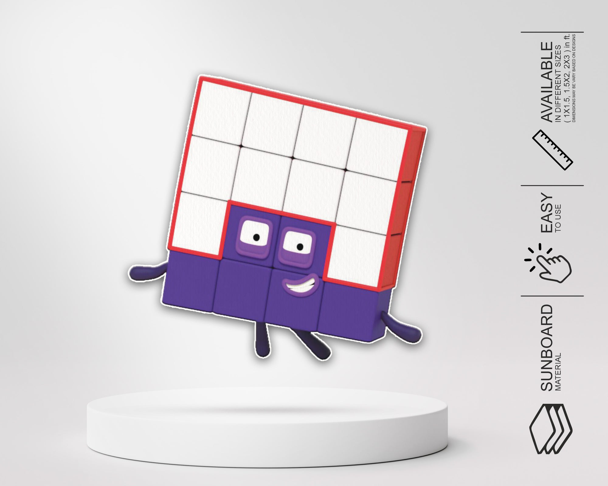 PSI Number Blocks Theme Cutout - 14 | Party supplies online – Party ...