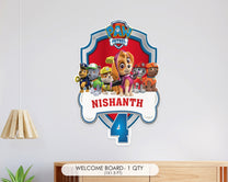 Paw Petrol Personalized Theme Combo Kits for Birthday | Party Supplies ...