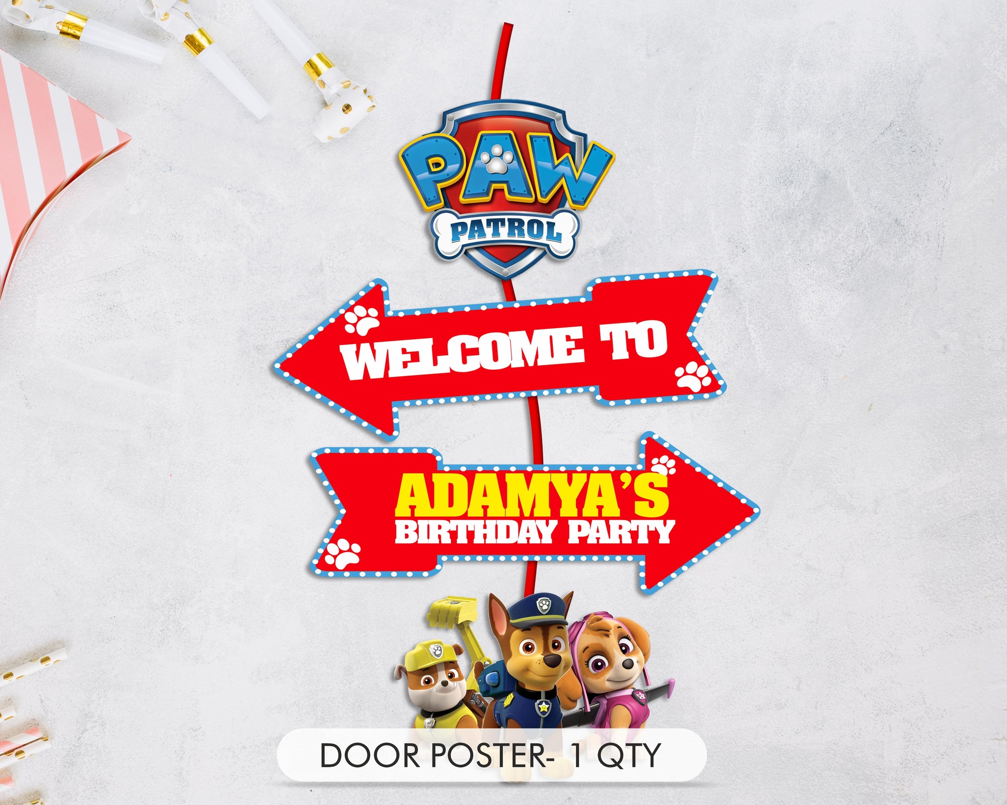 Paw Patrol Theme Exclusive Kit | Birthday Party Supplies Online – Party ...
