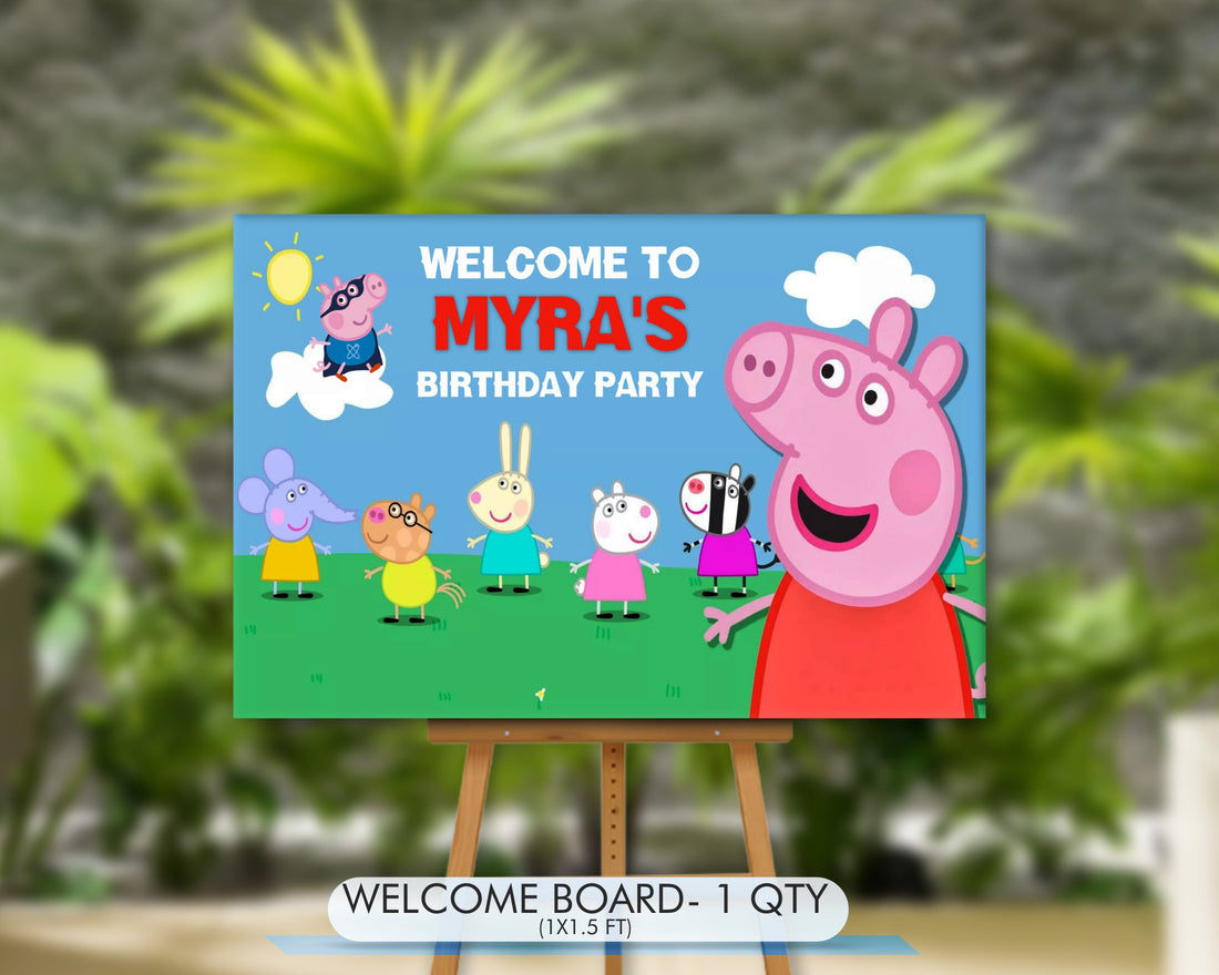 Peppa Pig Boy Theme Heritage Kit | Personalized Birthday Party Supply ...