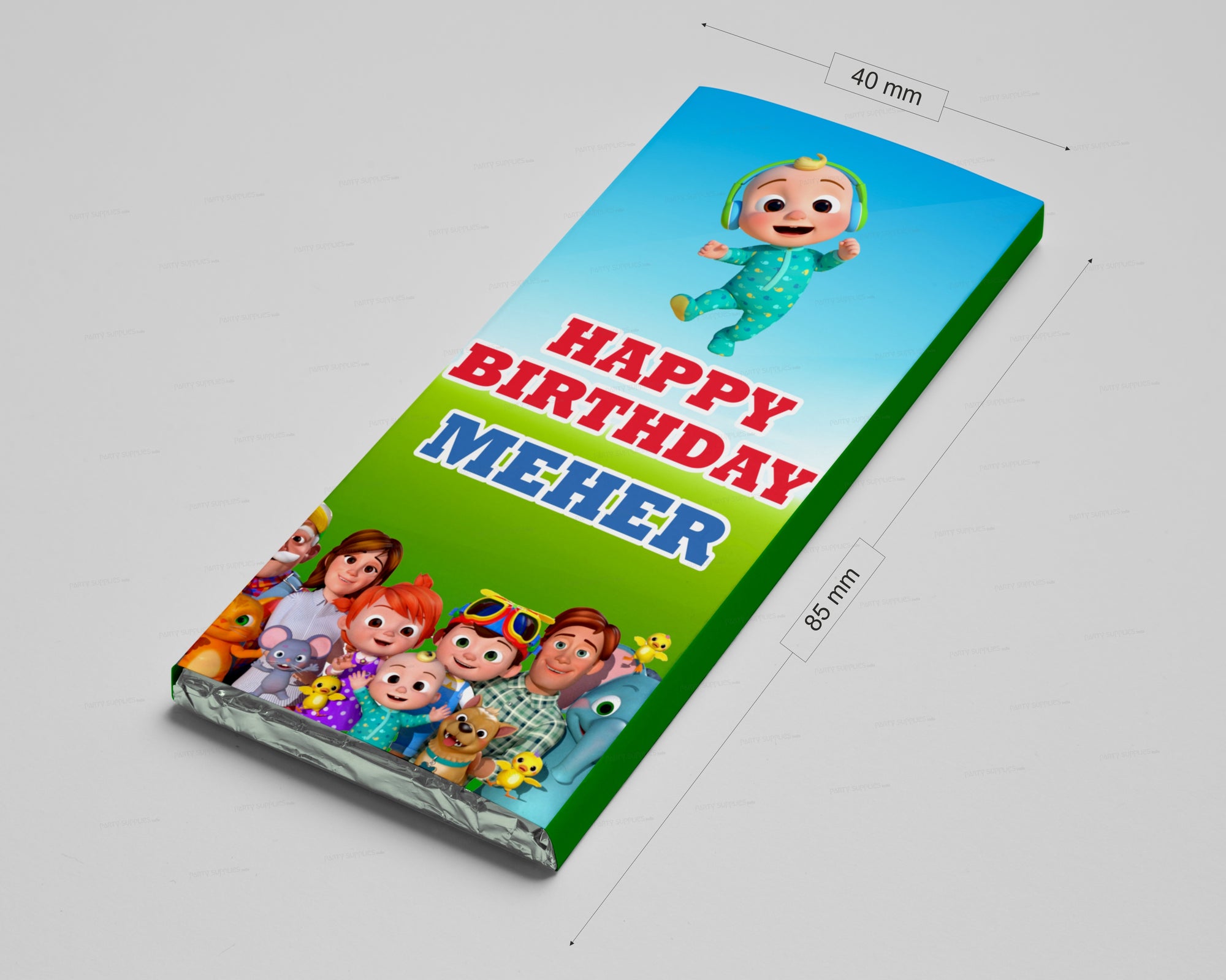 Cocomelon Boy Theme Home Made Chocolate Return Gifts | Return Gift ...