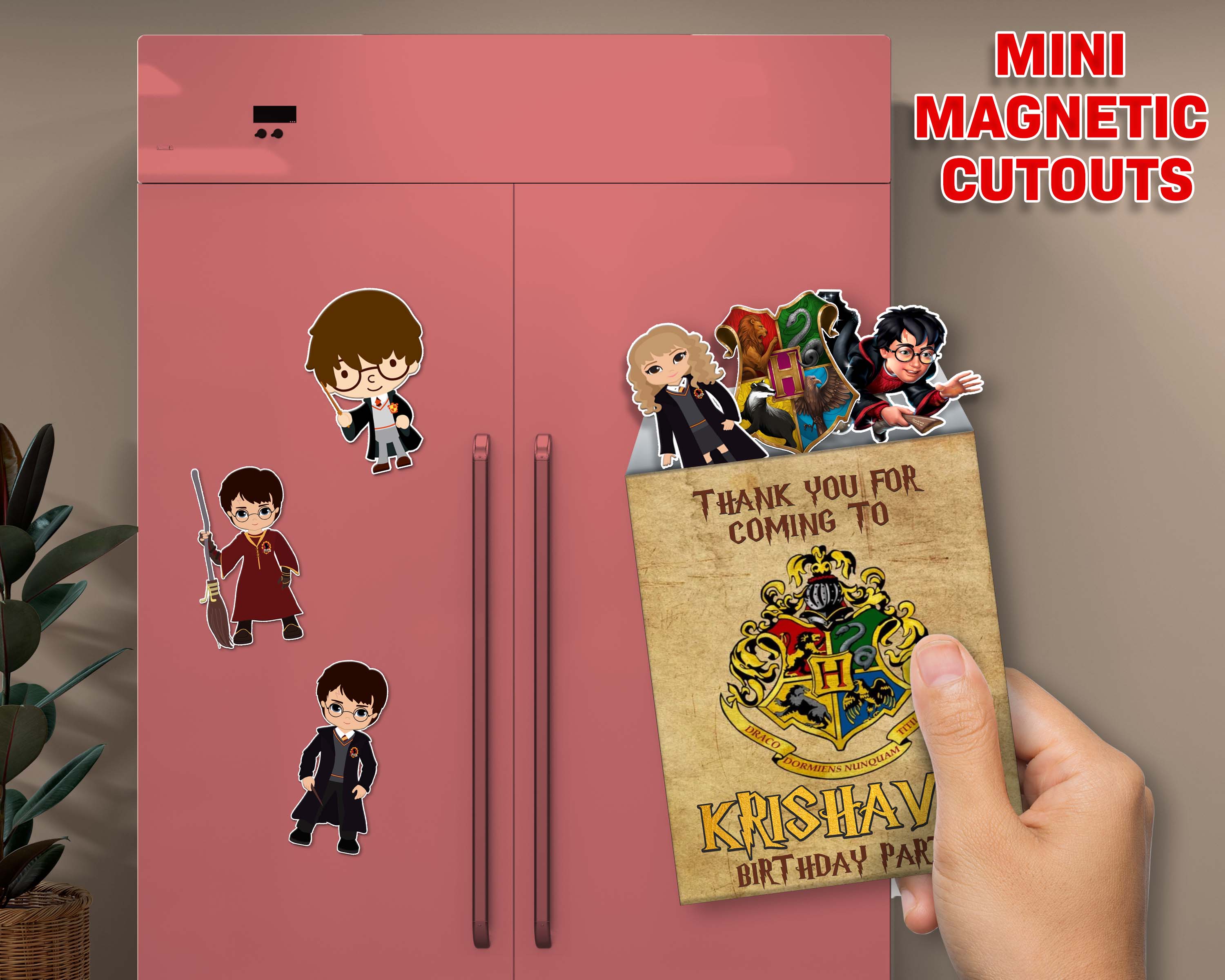 Harry Potter Theme Mini Magnetic Return Gift Pack | Magnets – Party ...