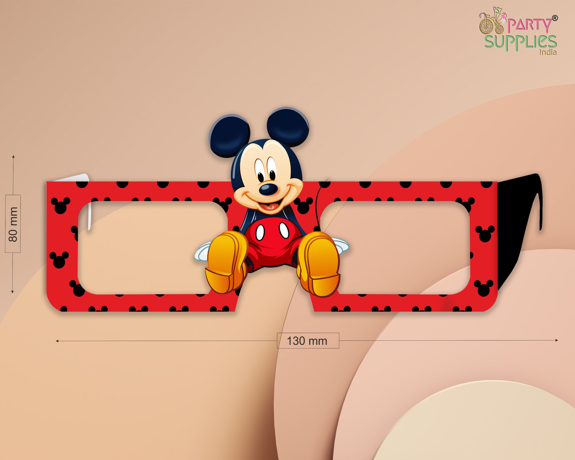 Mickey theme Birthday Party glasses | Customized Birthday Party – Party ...