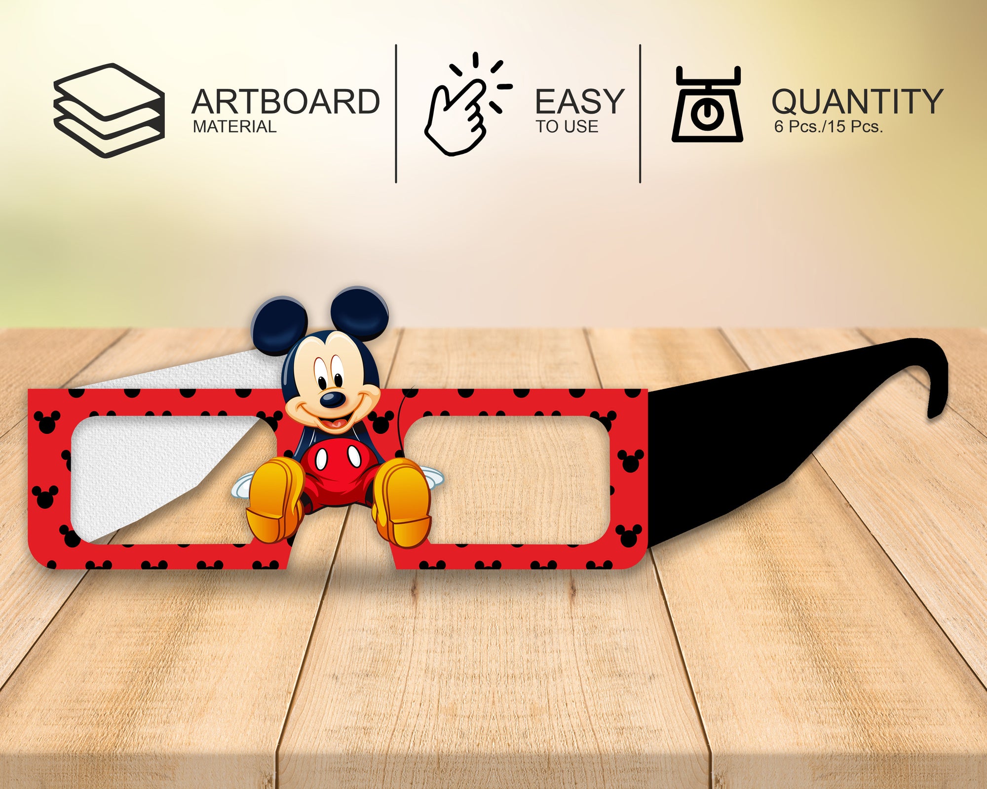 Mickey theme Birthday Party glasses | Customized Birthday Party – Party ...