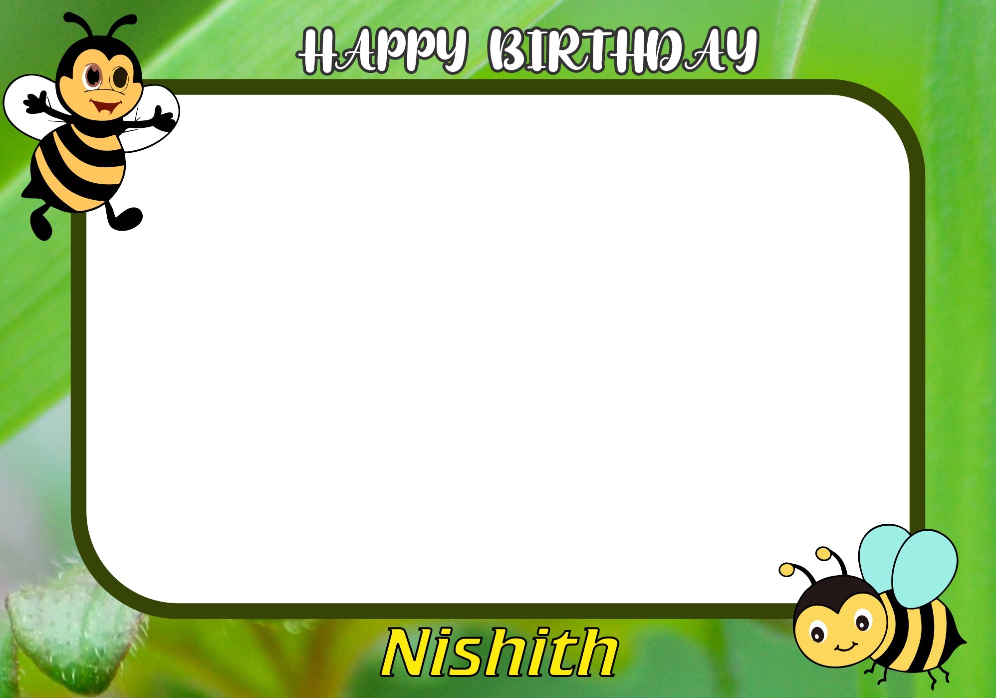 Bumble Bee Customized Theme PhotoBooth | Party supplies online – Party ...