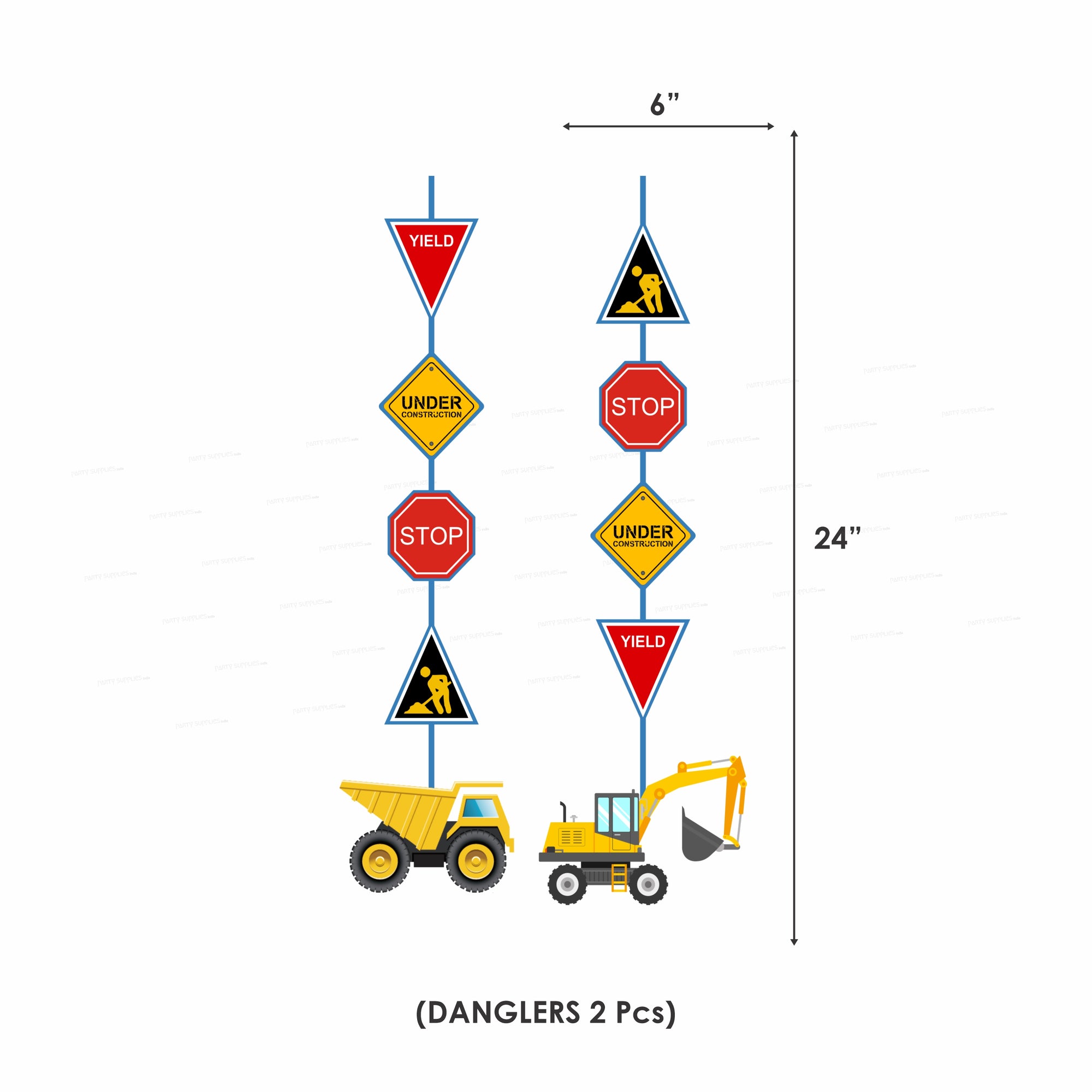 Construction Theme Preferred Kit – Party Supplies India
