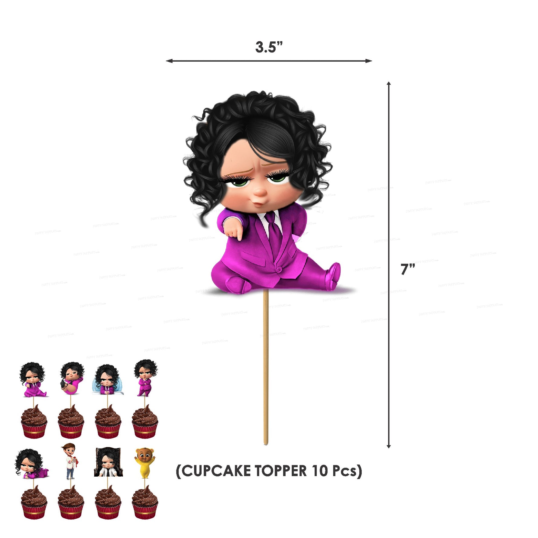 Lady Boss Baby Theme Preferred Kit | Birthday Party Supplies India