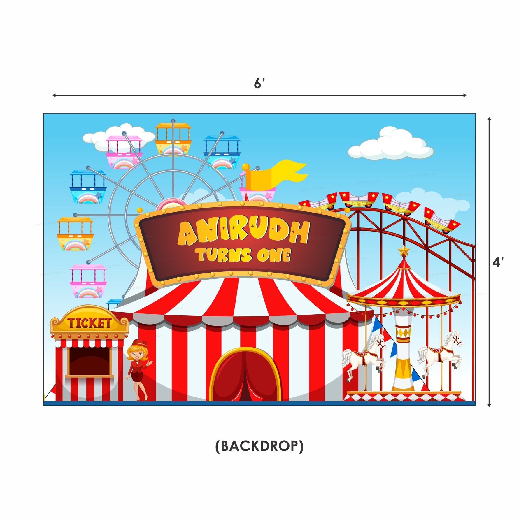 Circus Theme Exclusive Kit | Birthday Party Decorations Online – Party ...