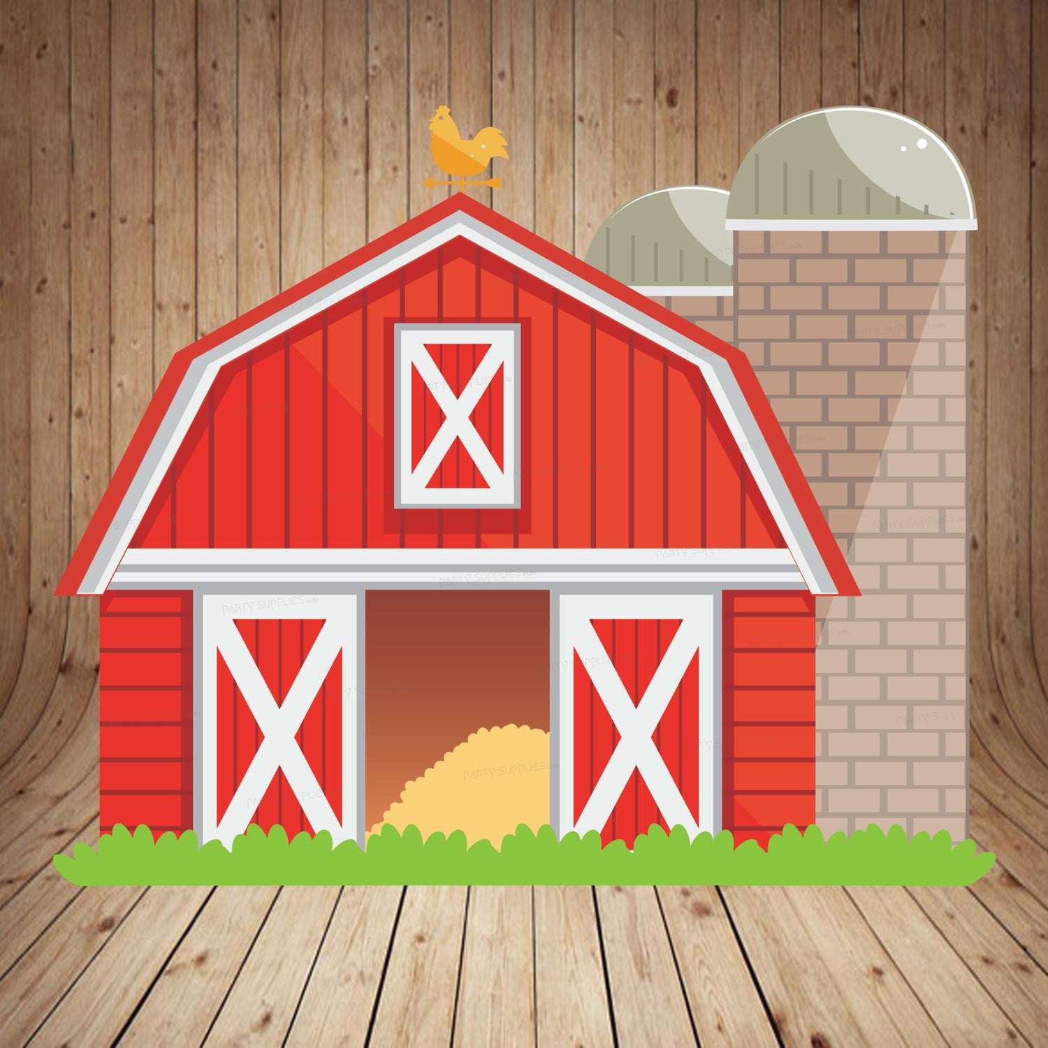 Farm Theme Hut Cutout | Customized Birthday Party Supplies – Party ...