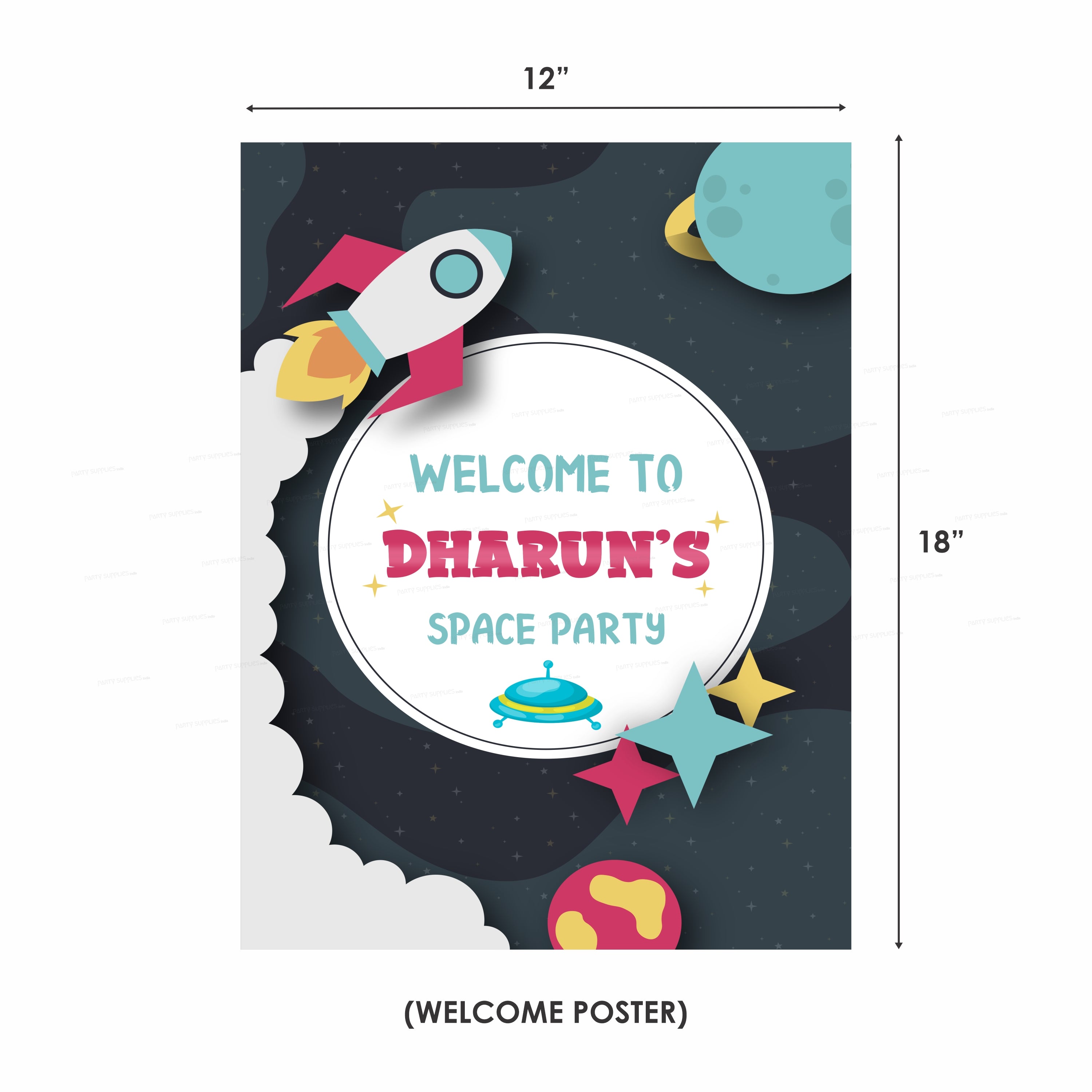 Space Theme Preferred Kit | Personalized Party Supplies Online – Party ...